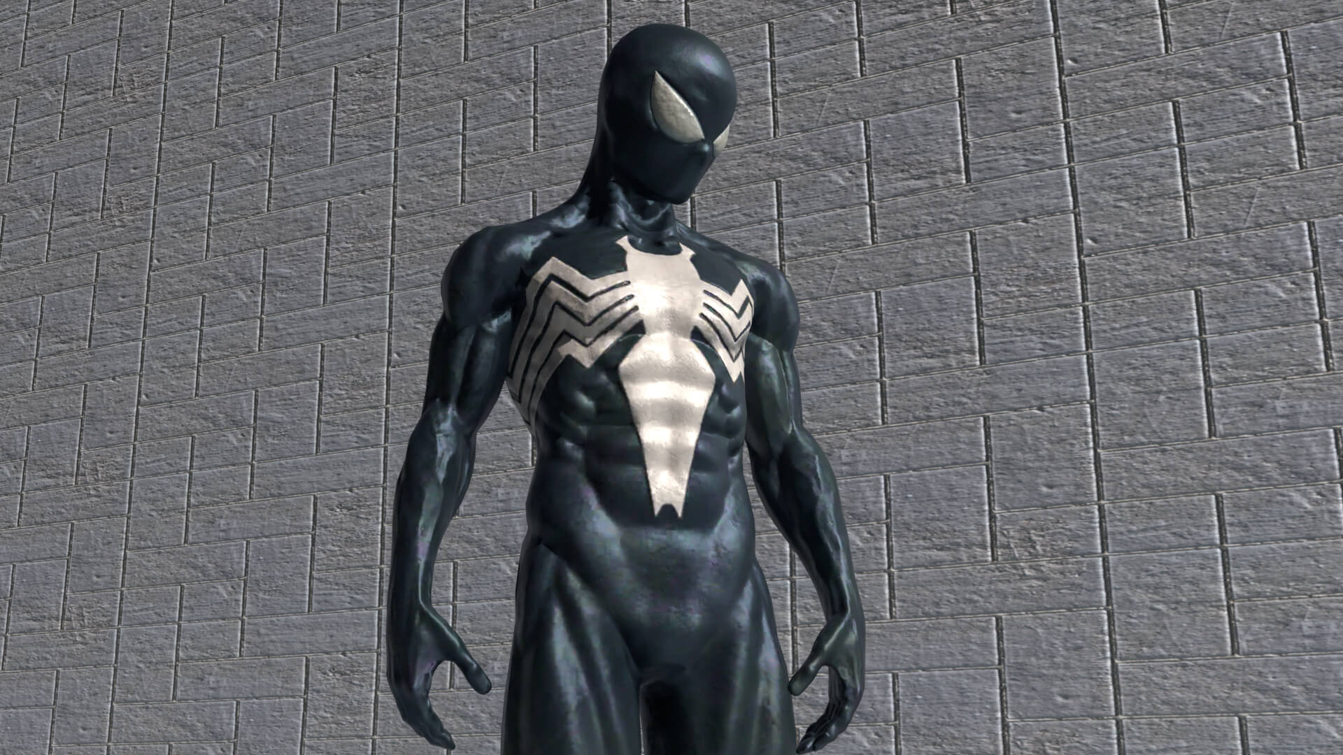 Symbiote Spider-Man 3D Model by MustafaMohmmed