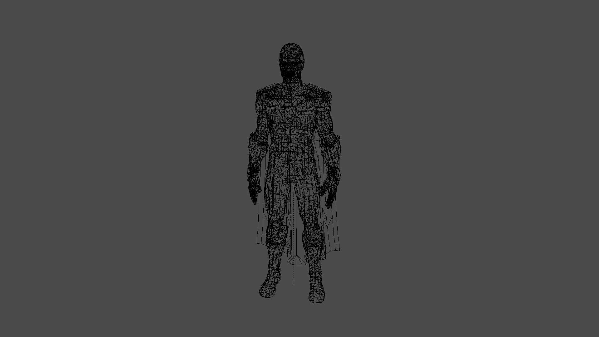 Vision Hero 3D Model High Quality Rigged and Textured by MustafaMohmmed