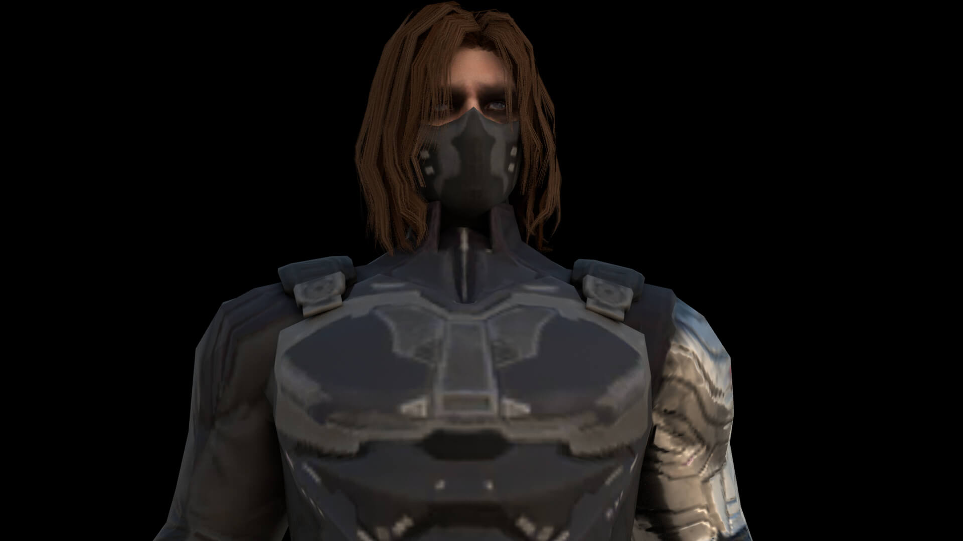 Winter Soldier 3D Model Rigged PBR Textured Game-Ready by MustafaMohmmed