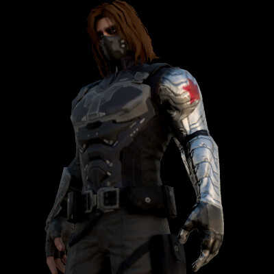 Winter Soldier 3D Model Rigged PBR Textured Game-Ready by MustafaMohmmed