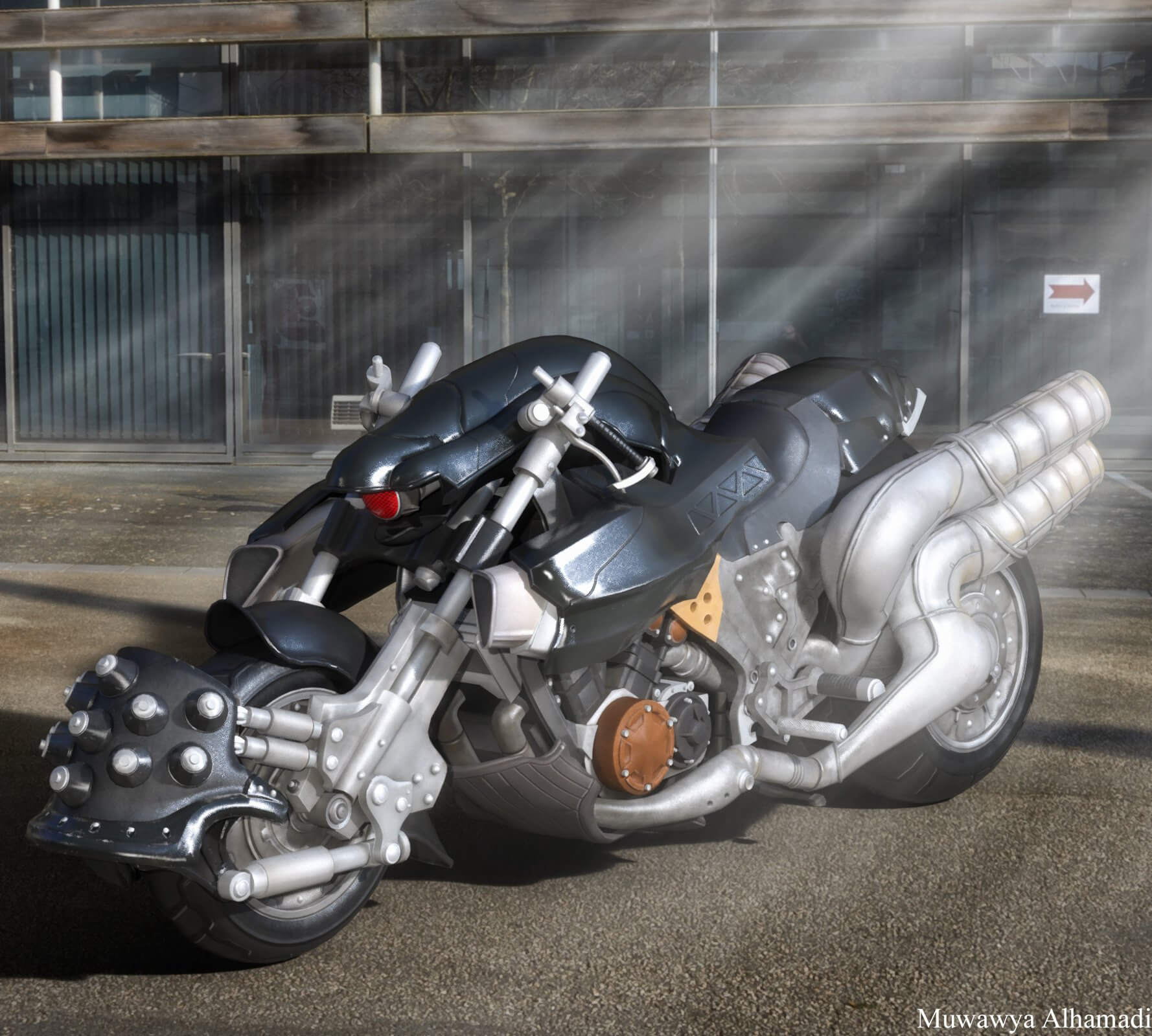 Final Fantasy Cloud Strife Bike