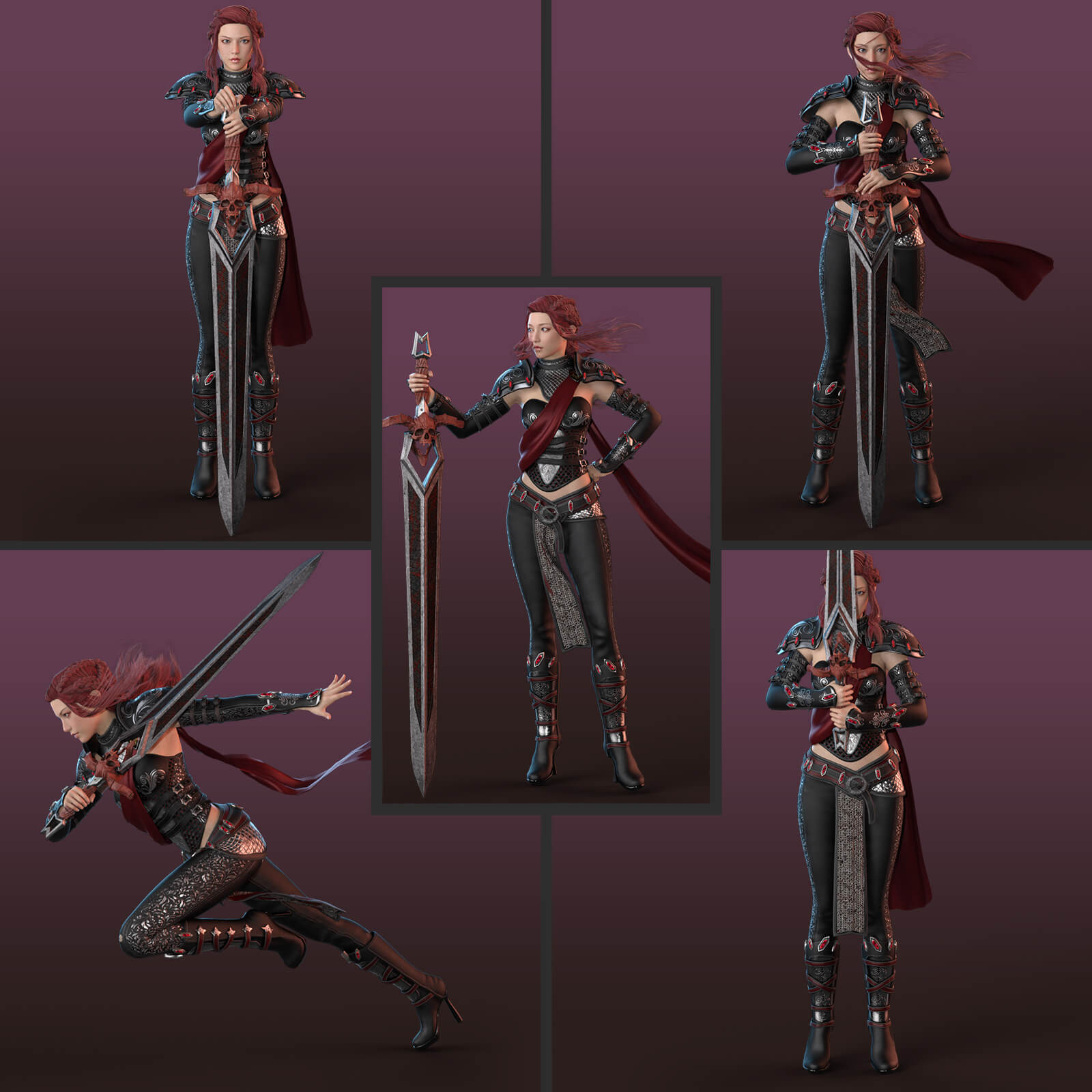 Greatsword Poses for G8F - Daz Content by Muwawya