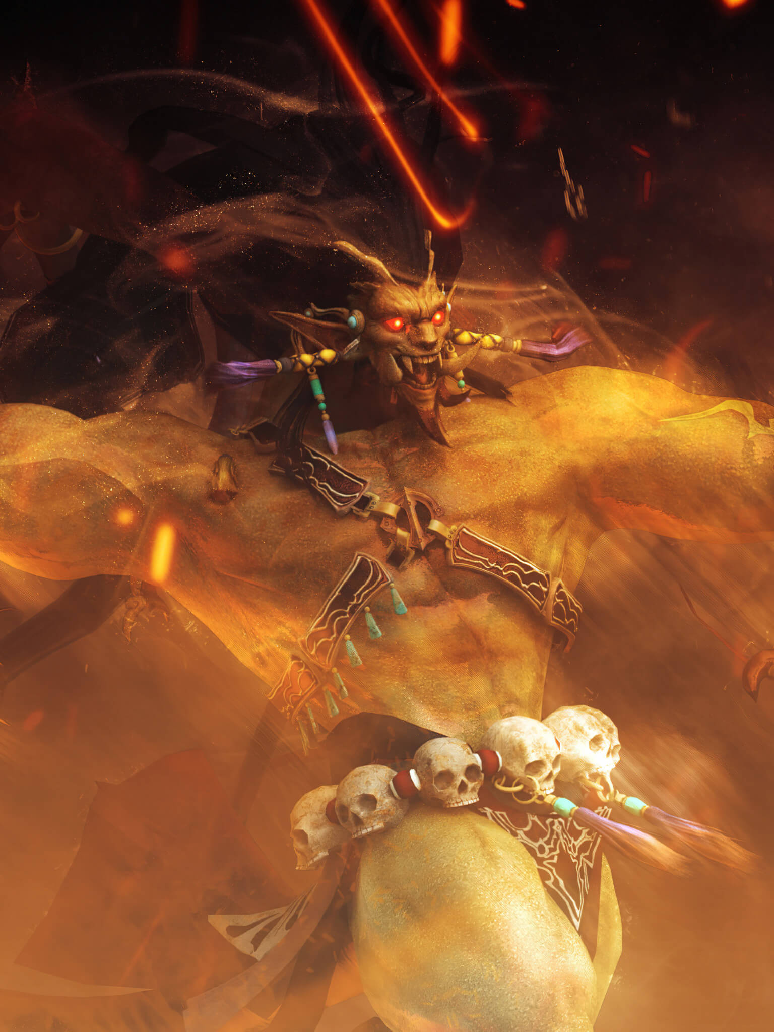 Ifrit 3D Desktop HD Wallpaper