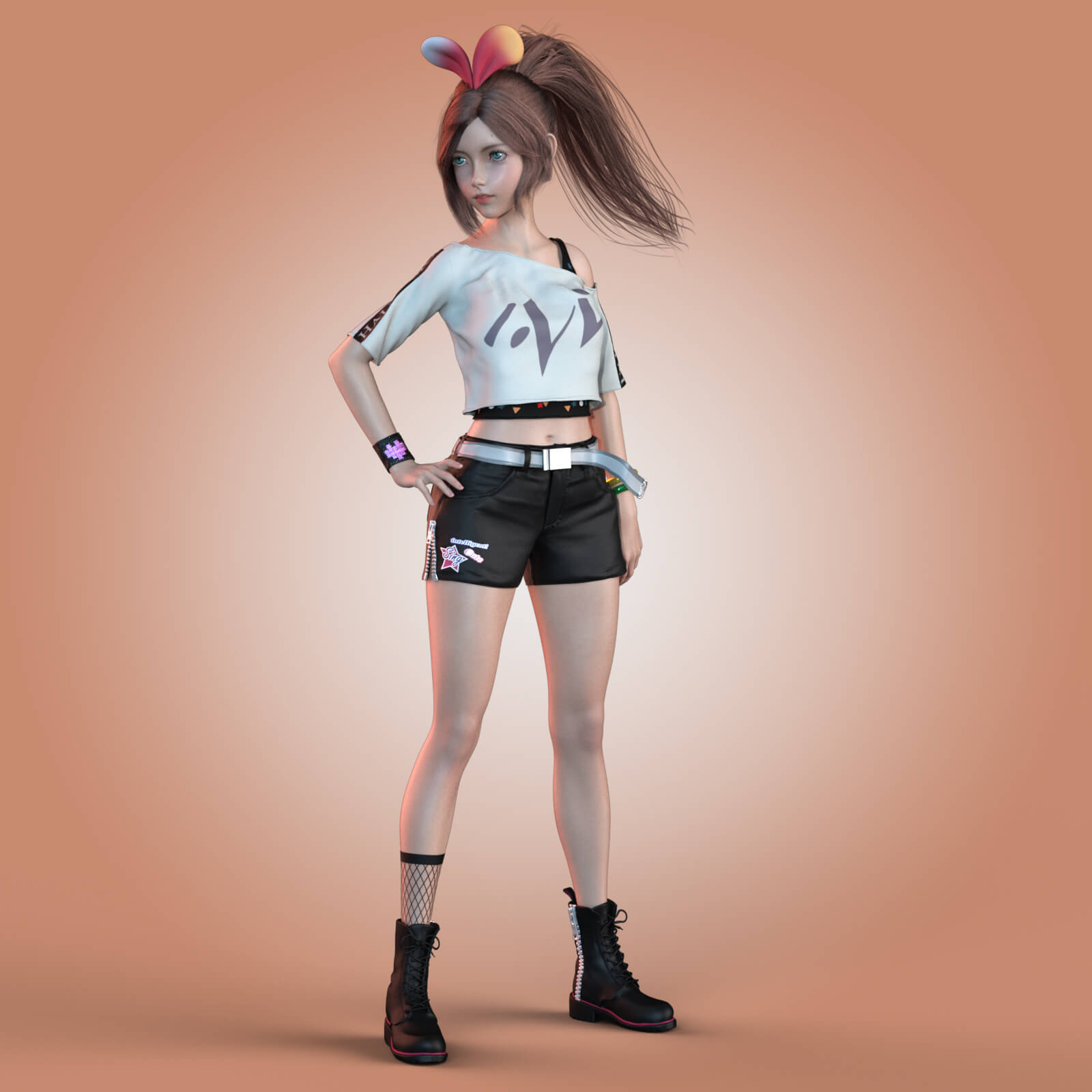 Kizuna AI - Singer Outfit 2 for G8F Daz Content by Muwawya