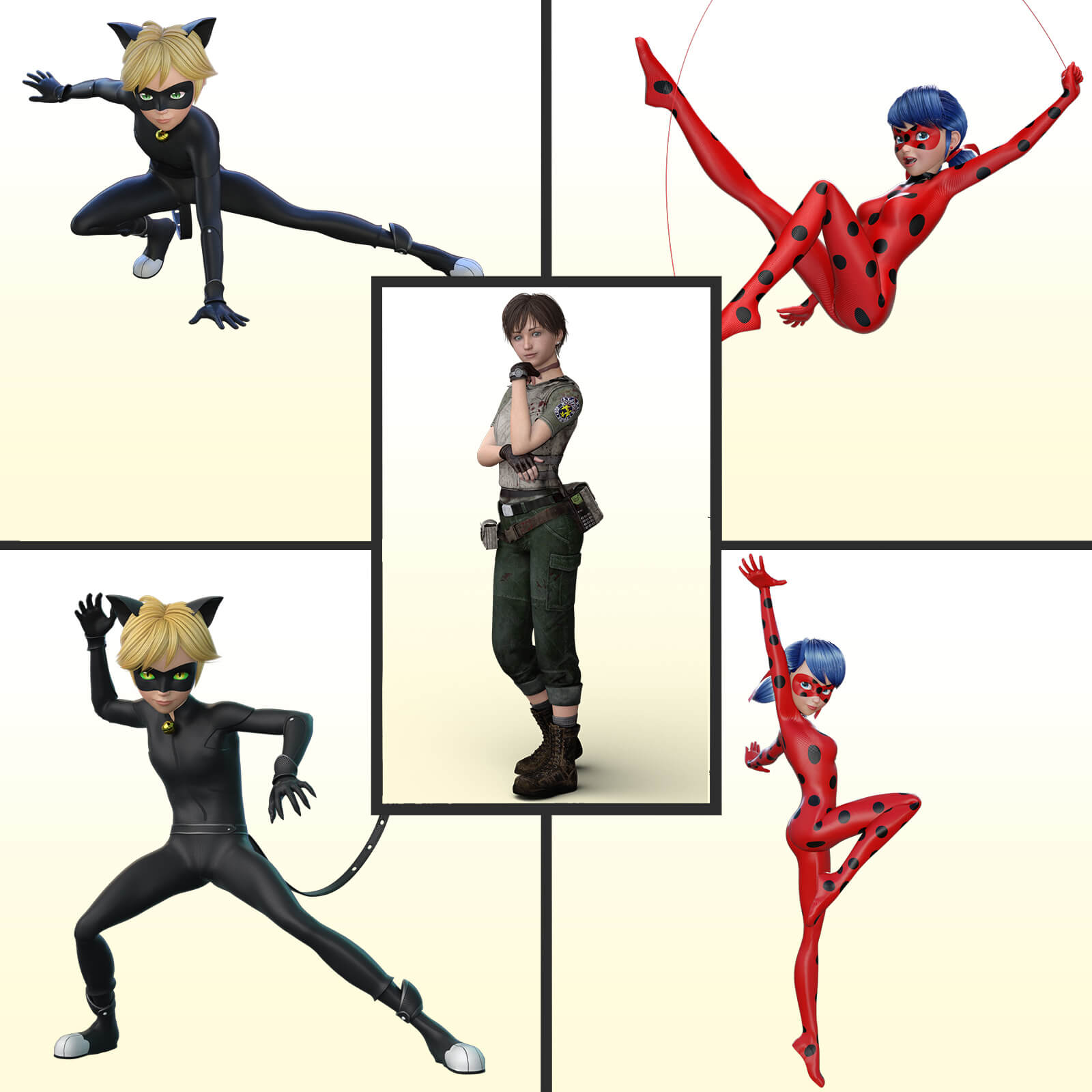 Legendary Poses for G8 G9 - Free Daz Content by Muwawya