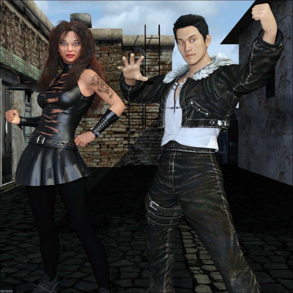 Legendary Poses for G8 G9 - Free Daz Content by Muwawya