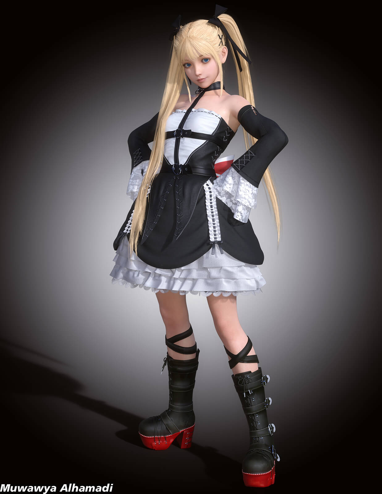 Marie Rose - Lolita Dress + Hair for G8 Daz Content by Muwawya