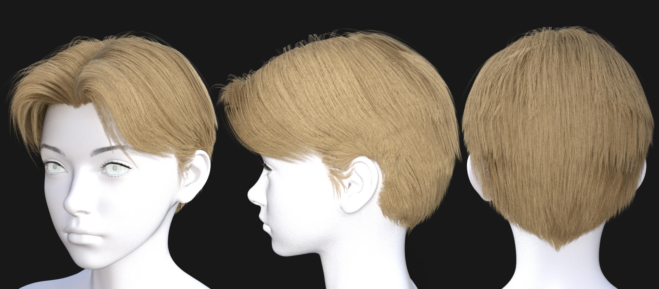 Mika Hair for G9 - Daz Content by Muwawya