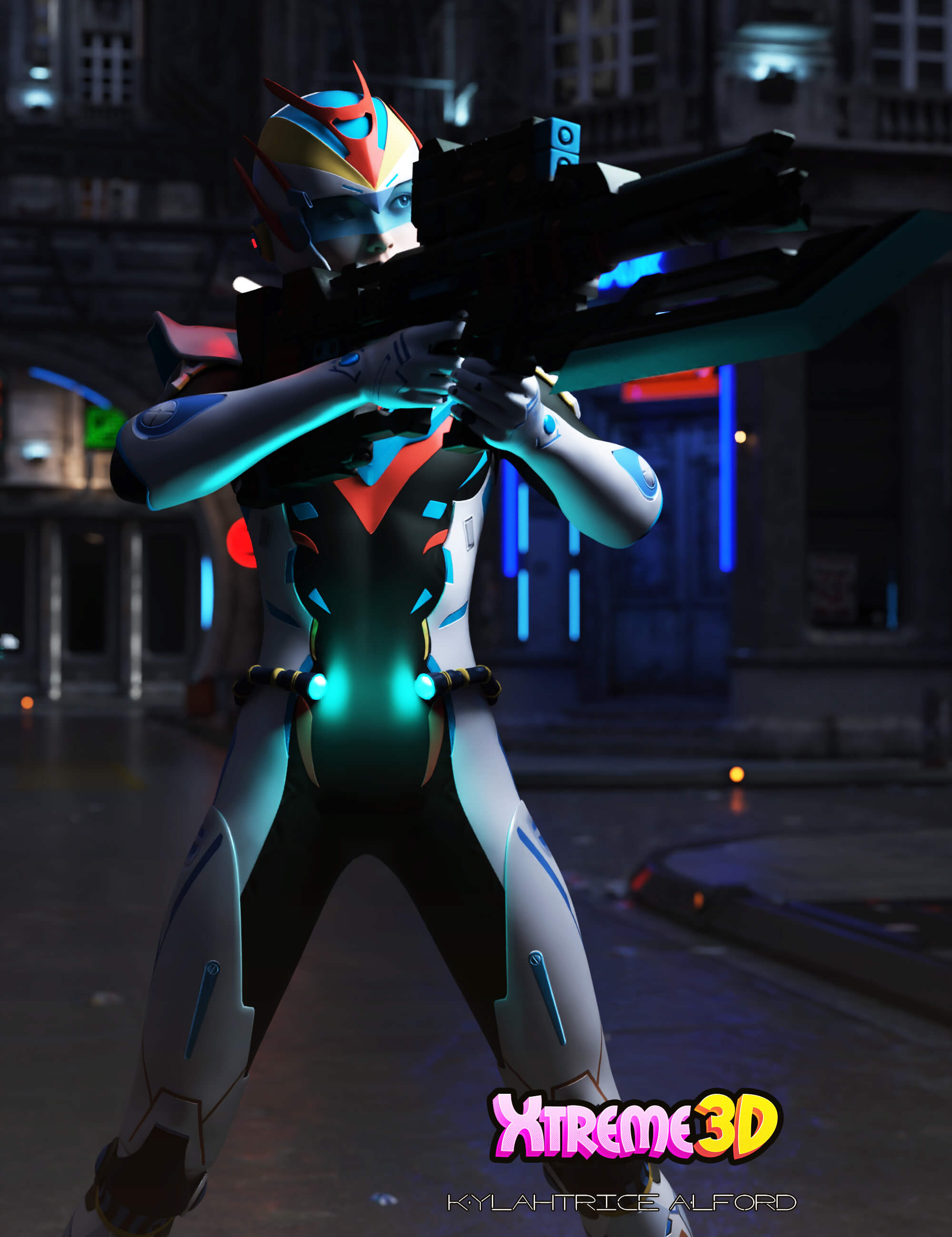 Mika Sci-Fi Bodysuit for G9 Daz Content by Muwawya