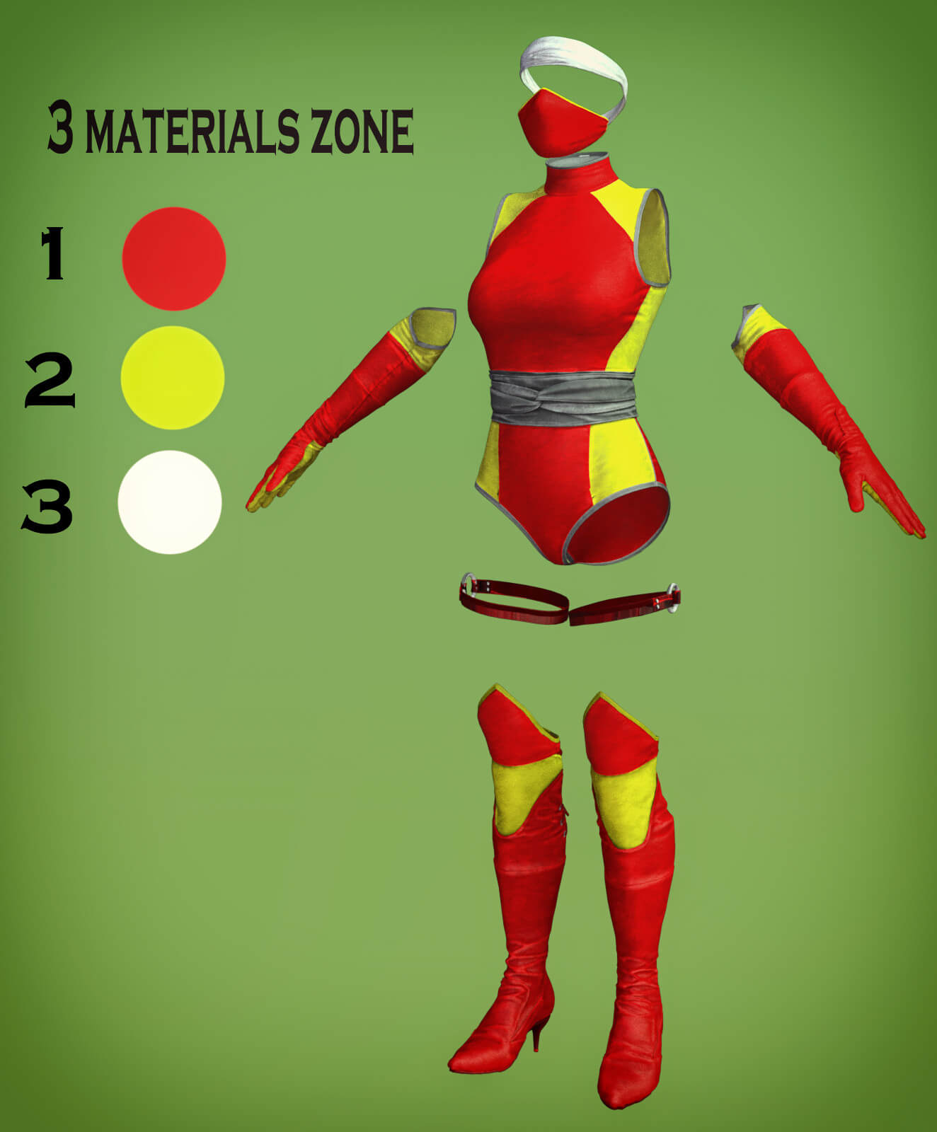 MK Classic Female Outfit for G9 - Daz Content by Muwawya