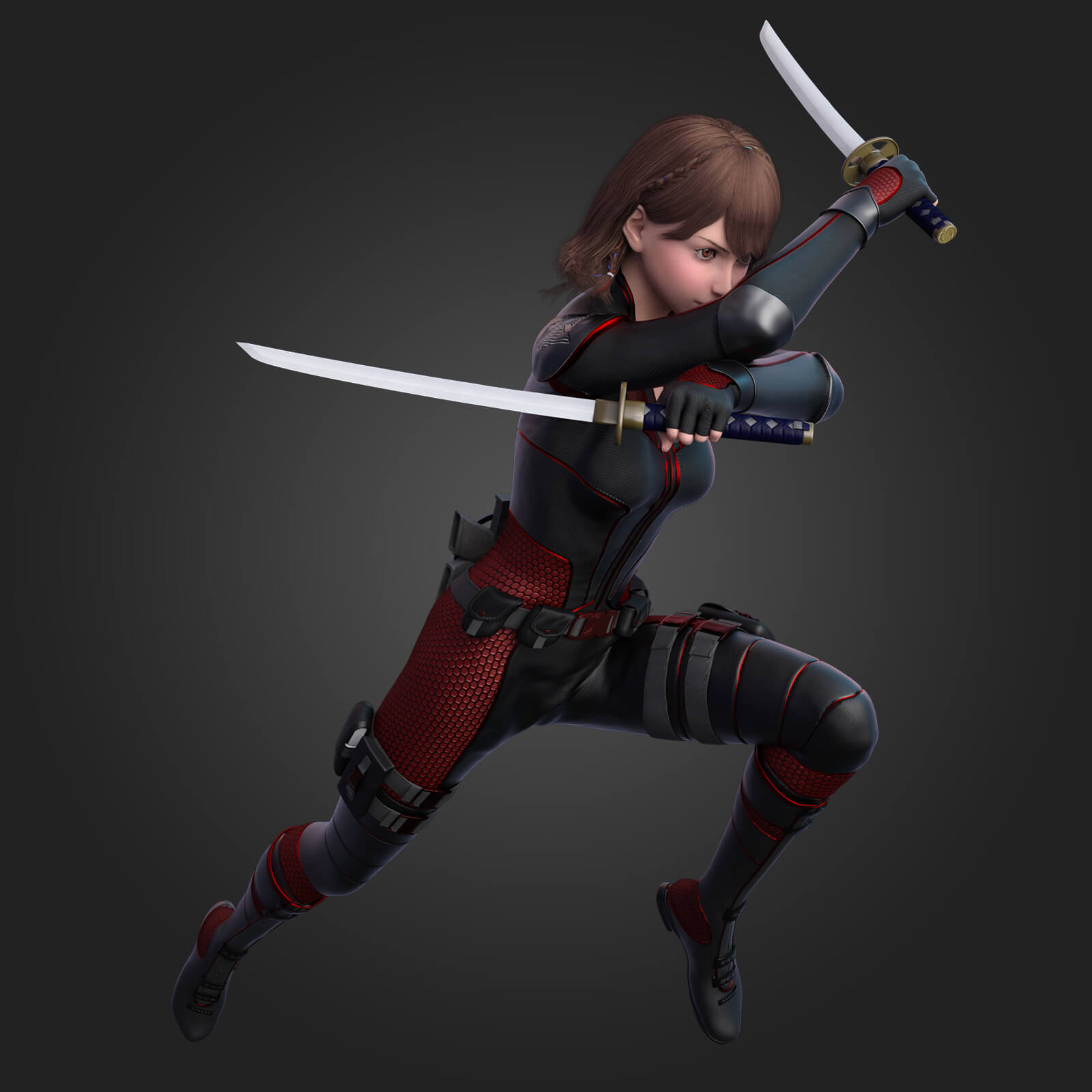 Ninja Assassin Outfit for G8F - Daz Content by Muwawya