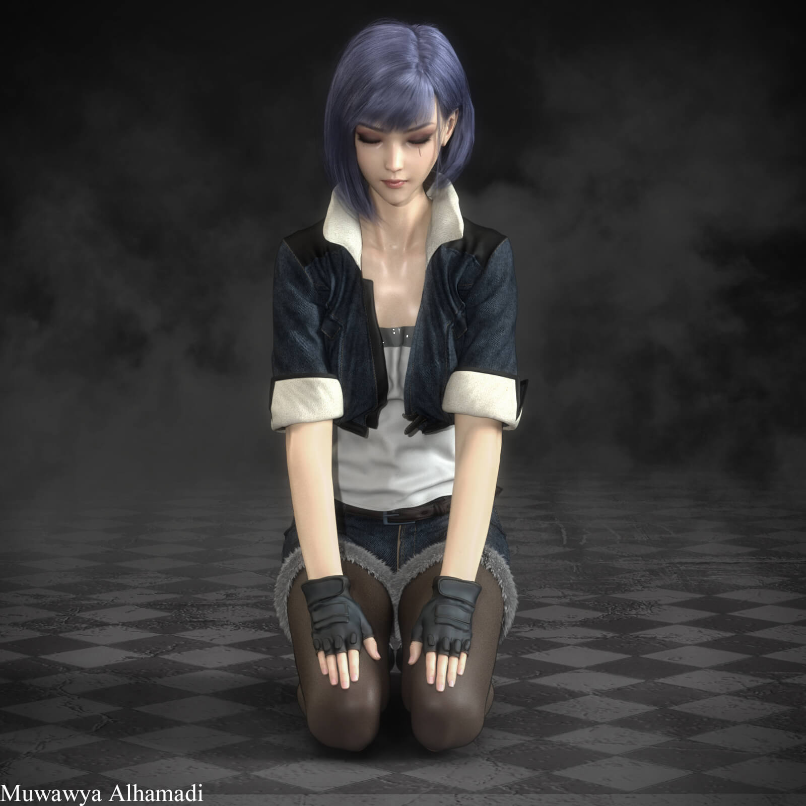 Skulls Cracker Outfit for G8F - Daz Content by Muwawya