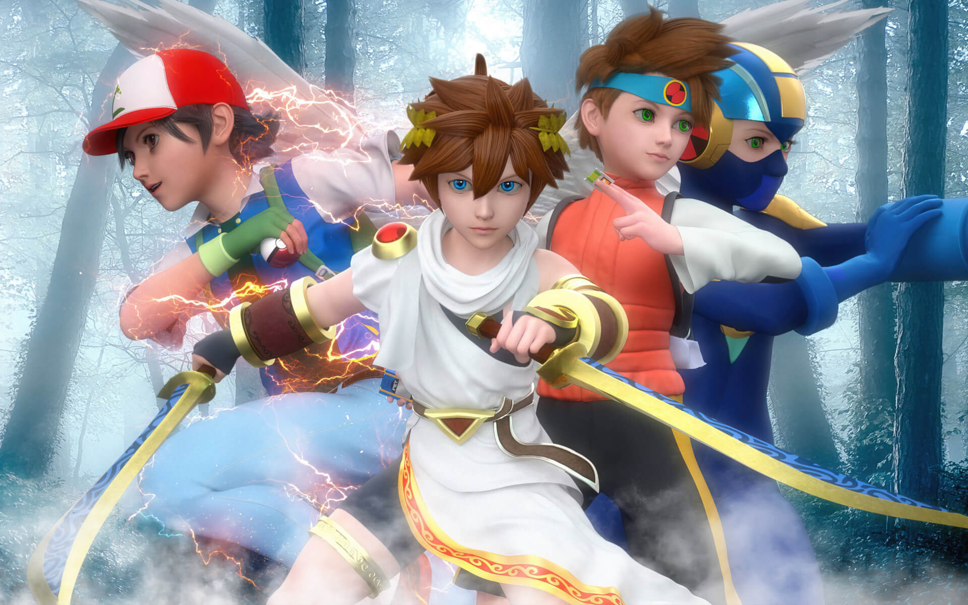 Super Smash Squad 3D Desktop HD Wallpaper