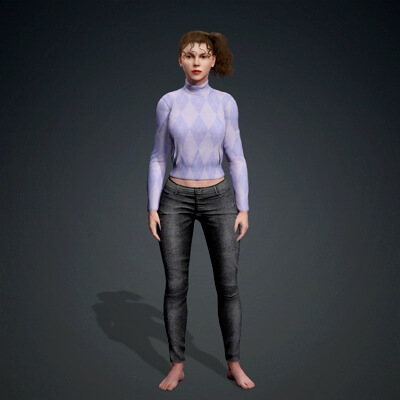 Photorealistic 3D Models | Characters | Women | RenderHub