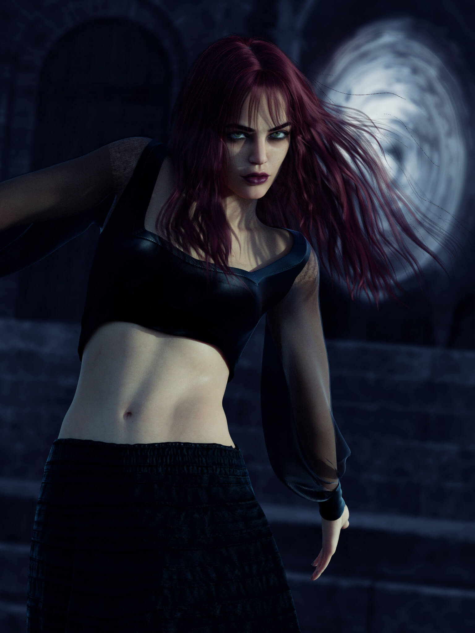 Bewitched 3D Desktop HD Wallpaper