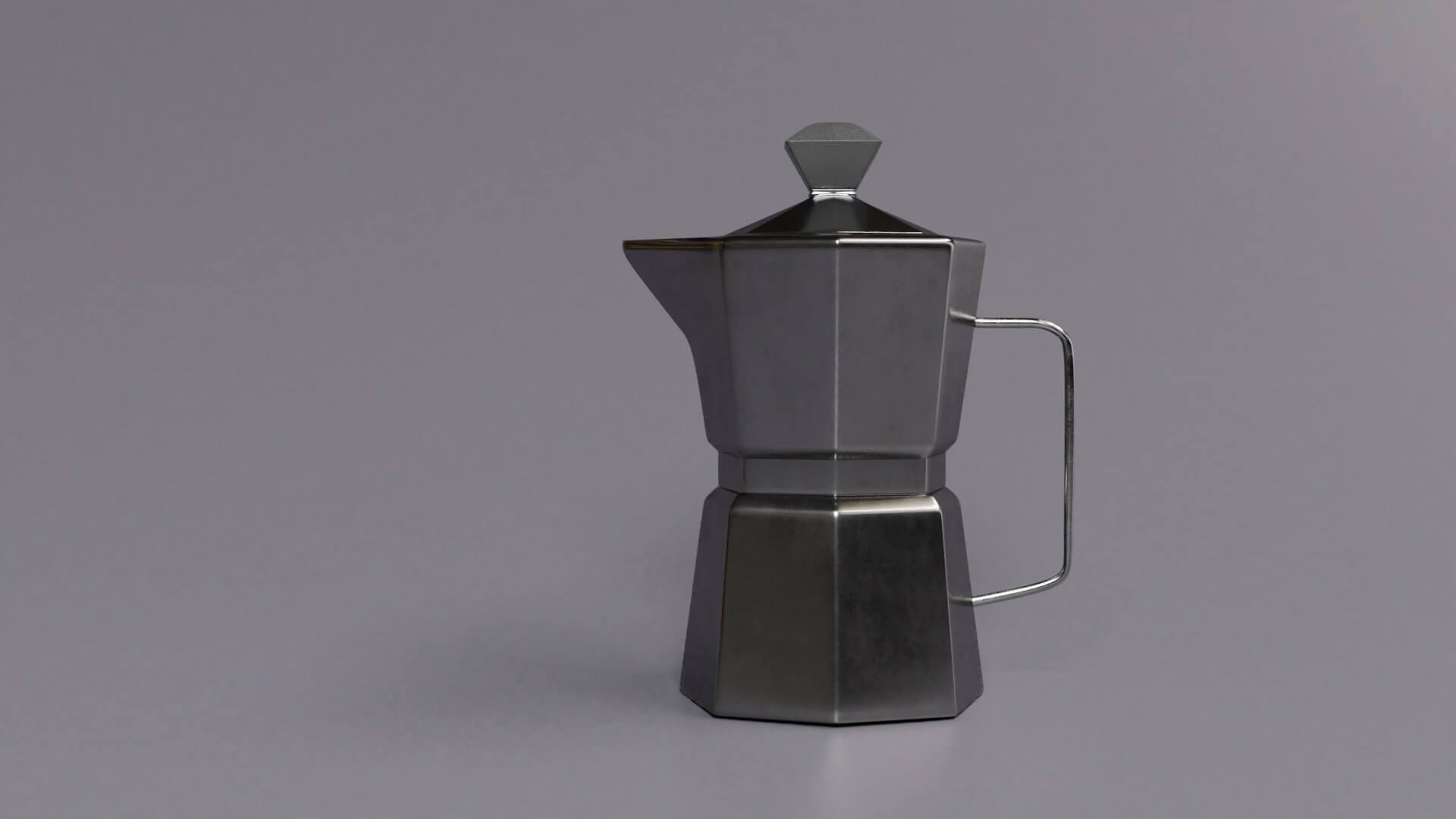 Braun Mocha Pot - Free 3D Model by MYDesign