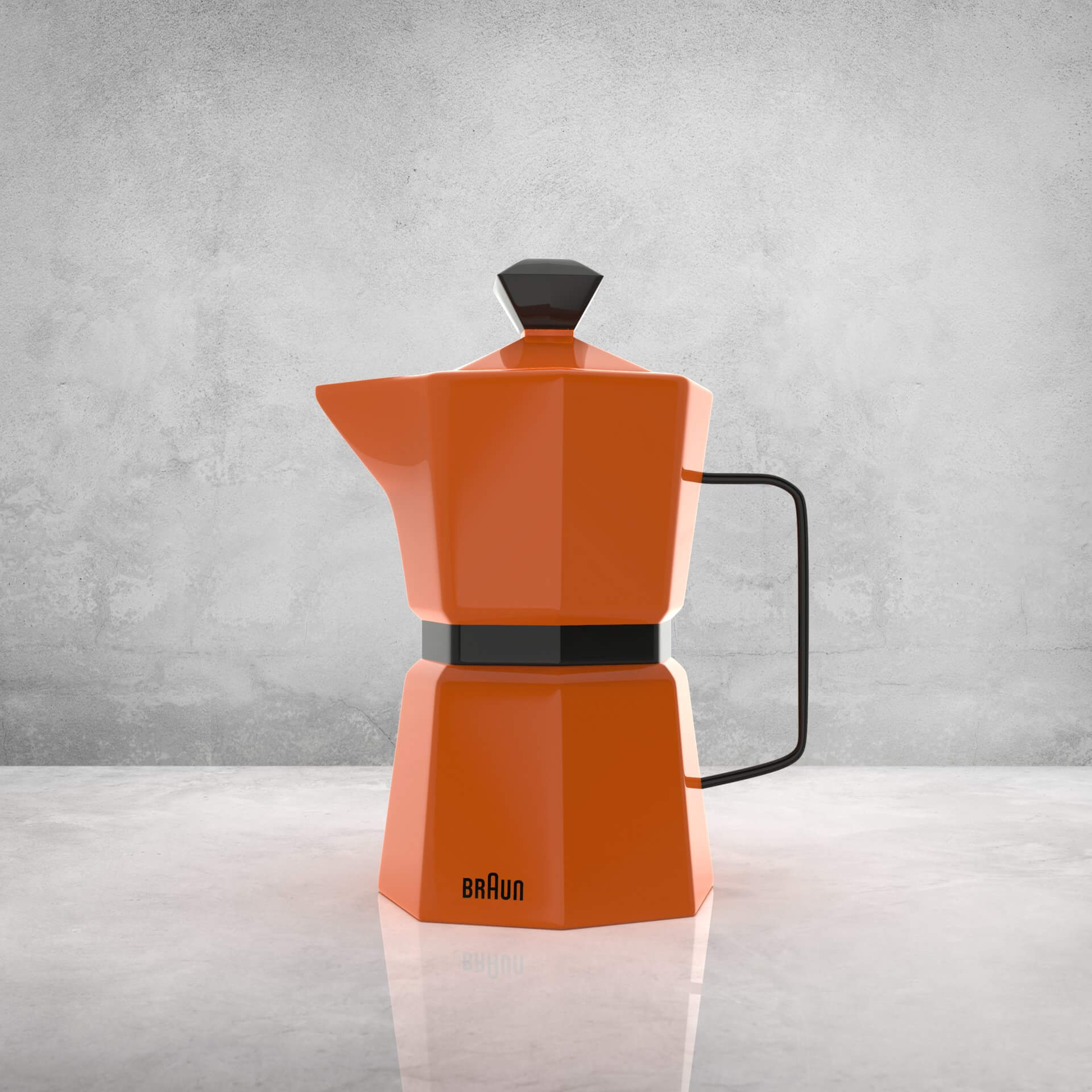 Braun Mocha Pot - Free 3D Model by MYDesign