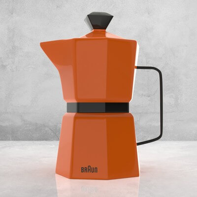 Braun Mocha Pot - Free 3D Model by MYDesign