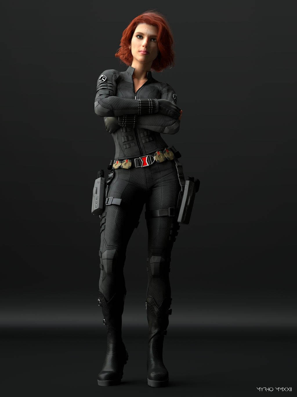 Natasha 3D Render, Digital Art by MyRho