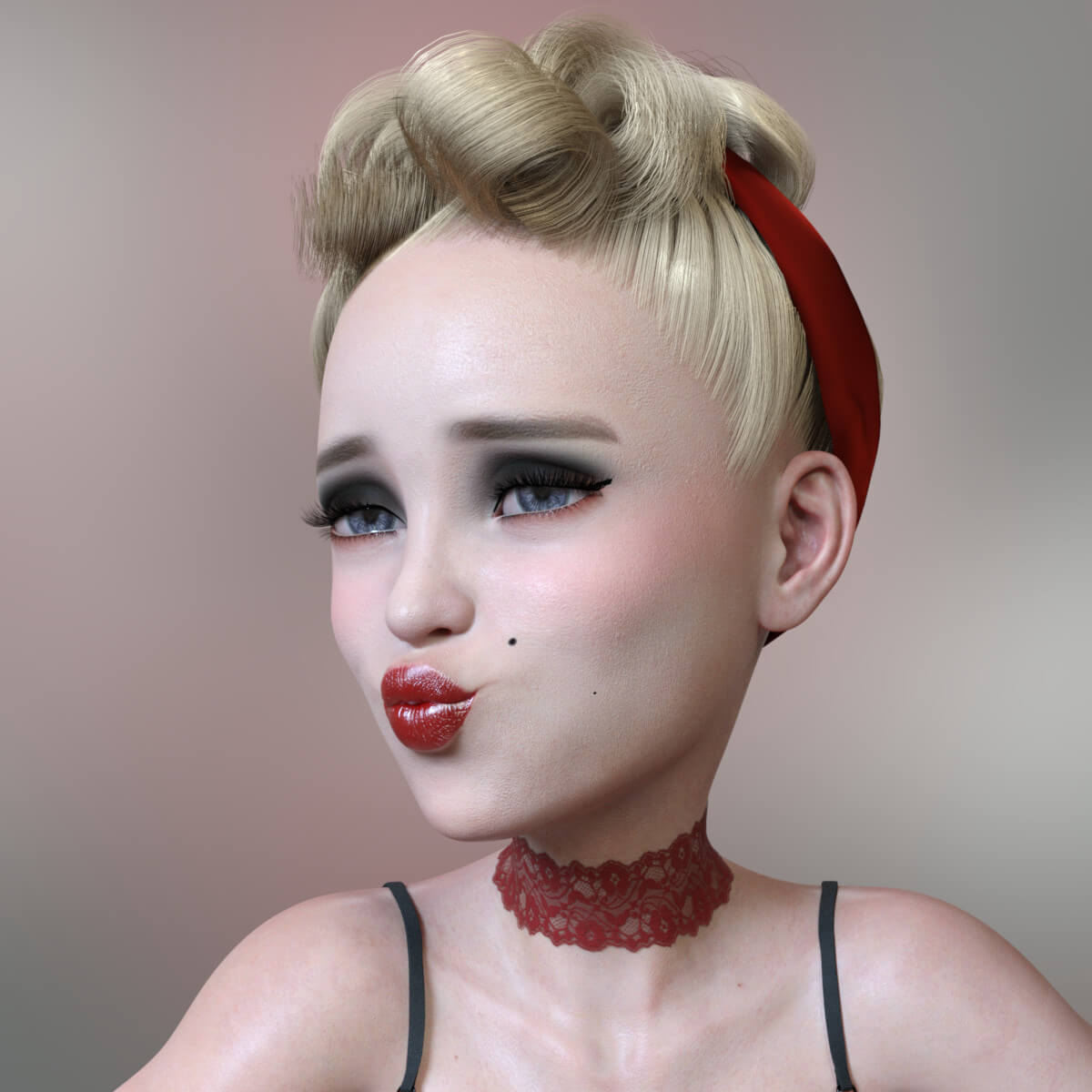 50 Pinup Style Hair for Genesis 8 Female - Daz Content by MysticArtDesign