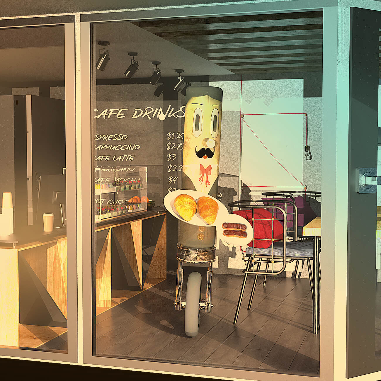 Cute Comic Bots - Daz Content by MysticArtDesign