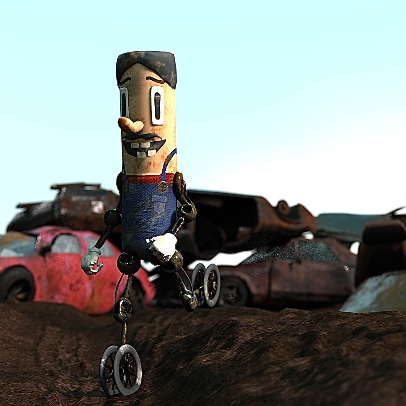 Cute Comic Bots - Daz Content by MysticArtDesign