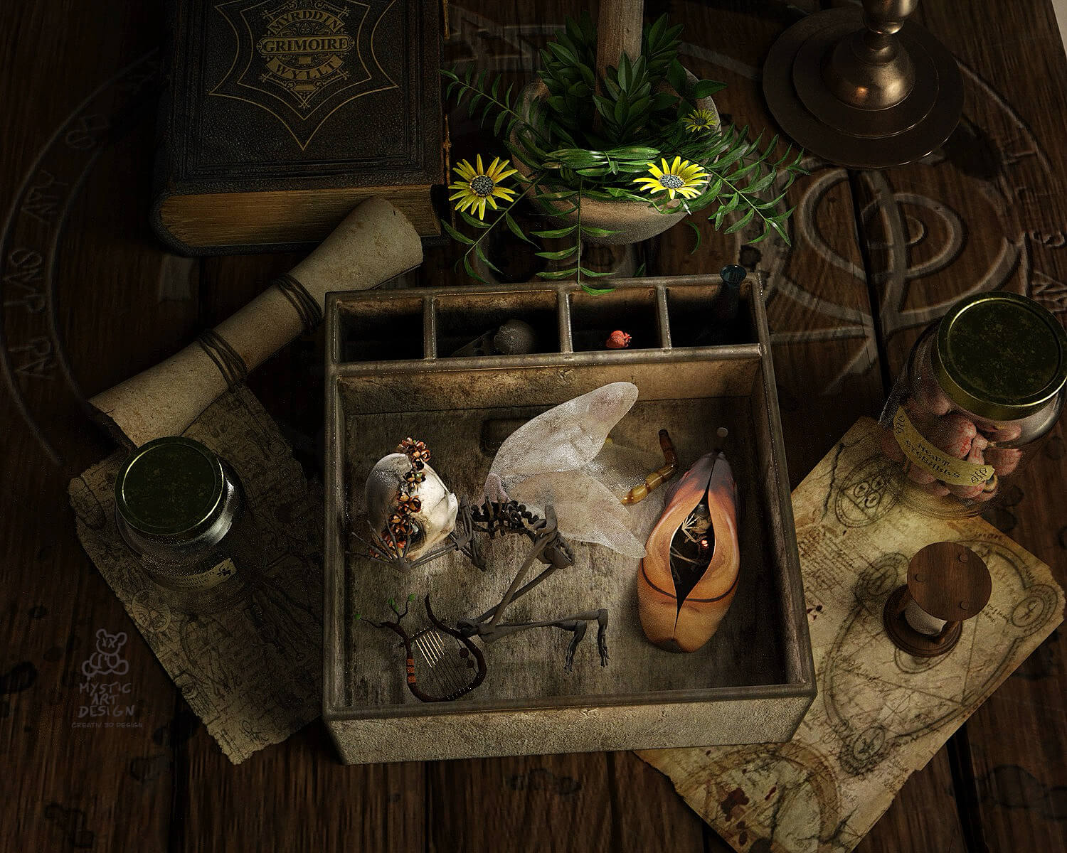 Creatures Collect Box - Free Daz Content by MysticArtDesign
