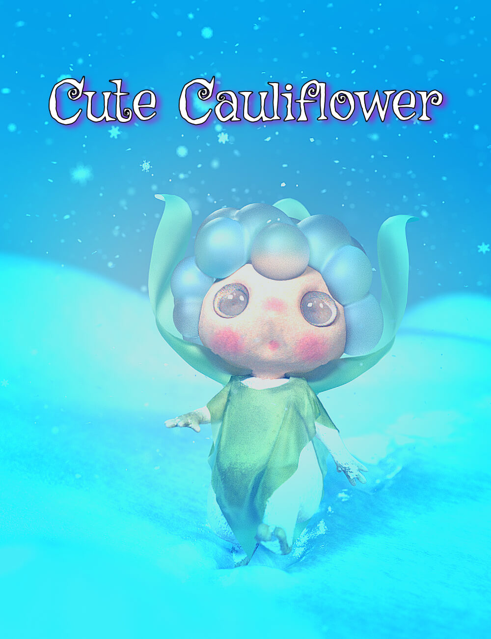 Cute Cauliflower - Daz Content by MysticArtDesign
