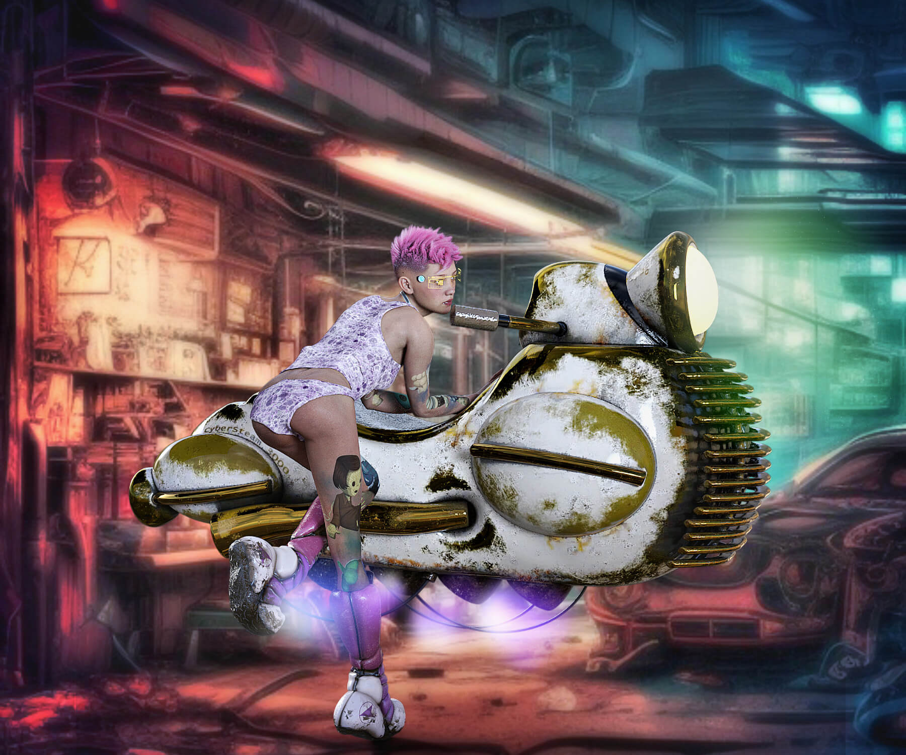 Cybersteam 3000 - Daz Content by MysticArtDesign