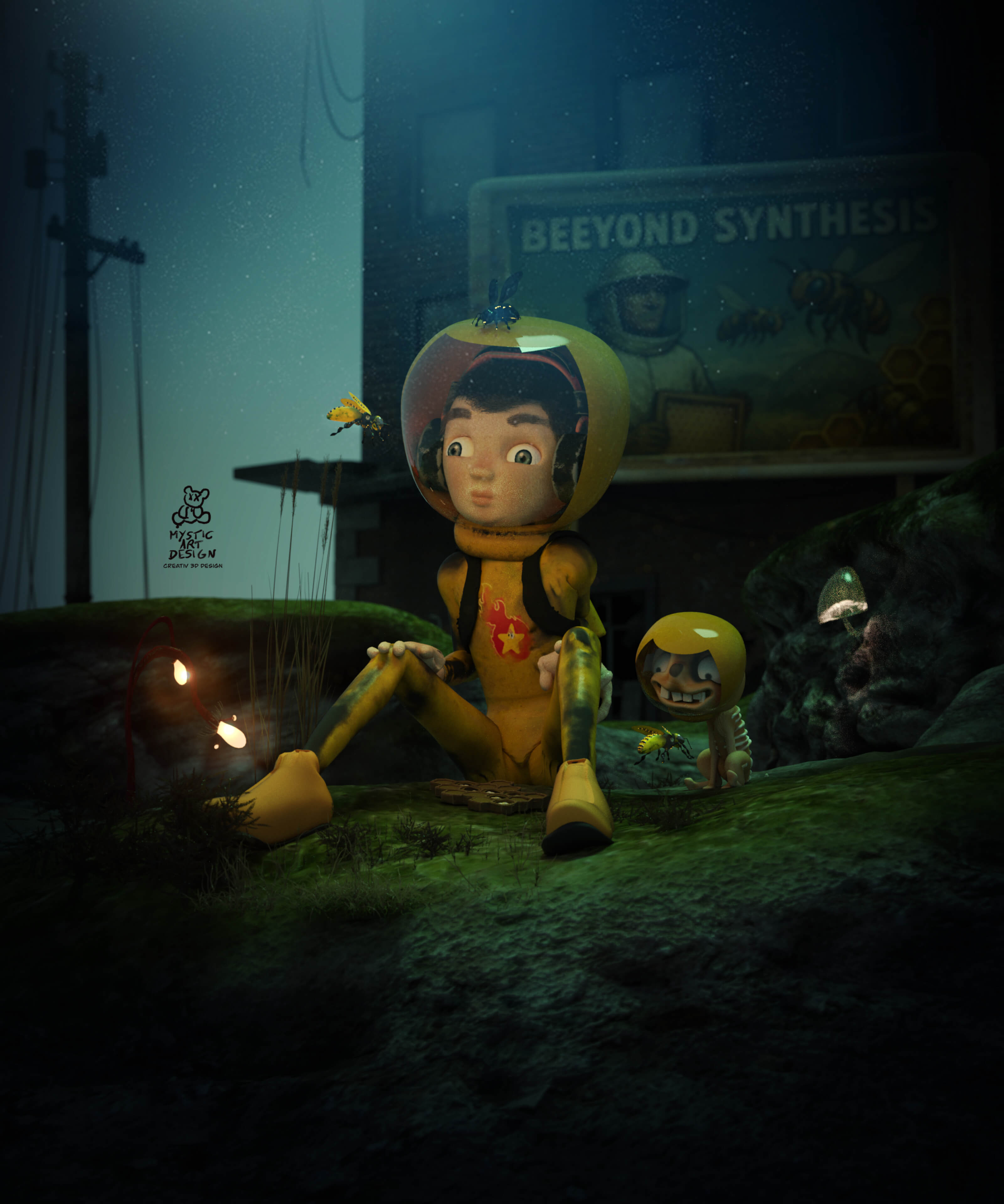 Beeyond Synthesis Is Now Available 3D Render by MysticArtDesign