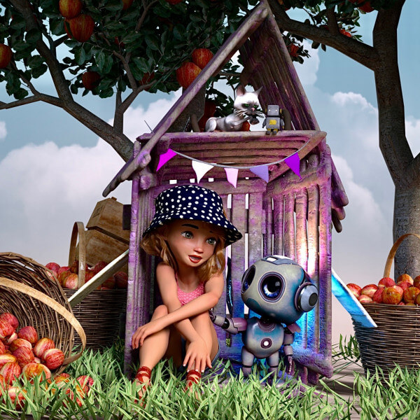 Fantasy Portrait 3D Render | RenderHub Gallery