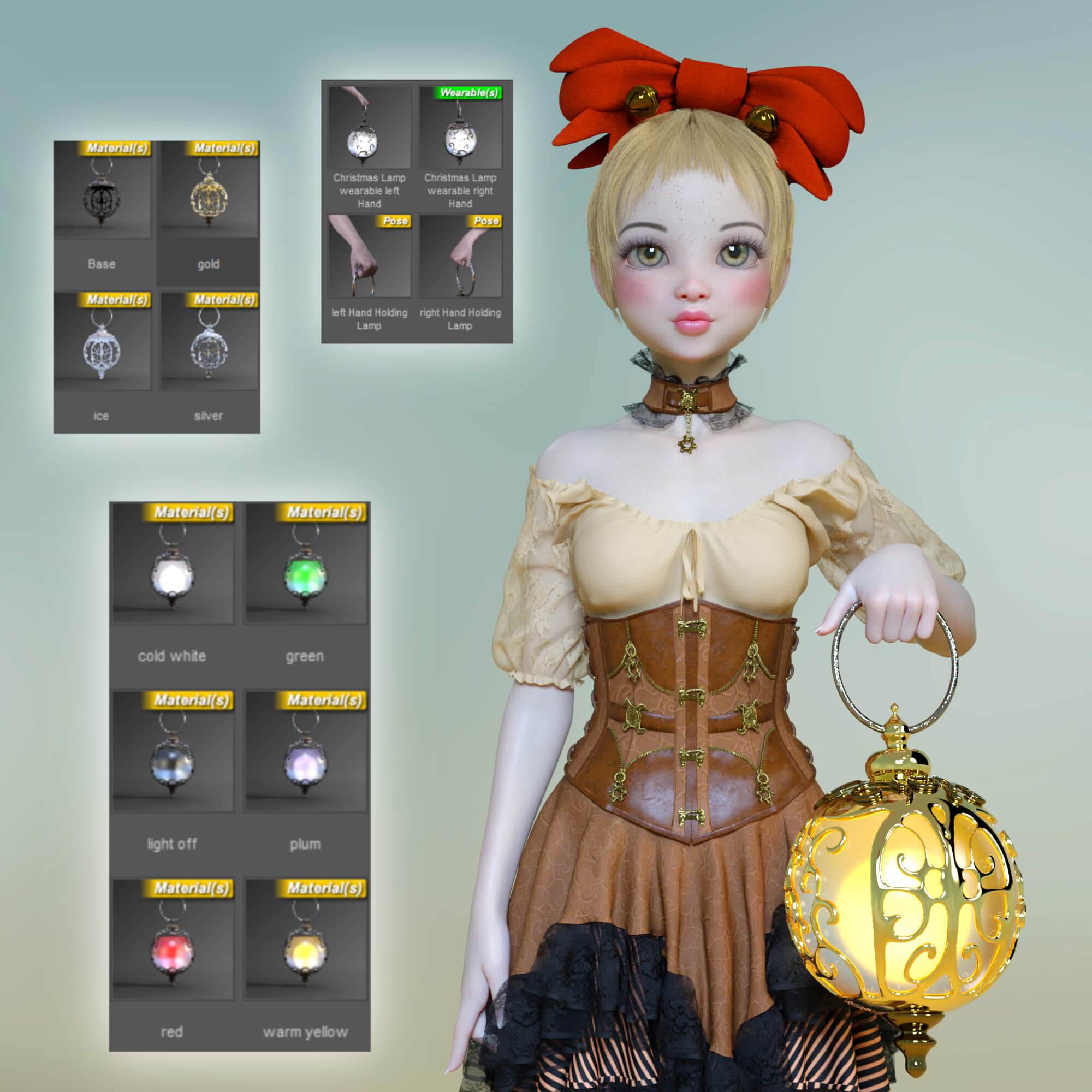 Christmas-Night at Nutcracker-Town 3D Render by MysticArtDesign