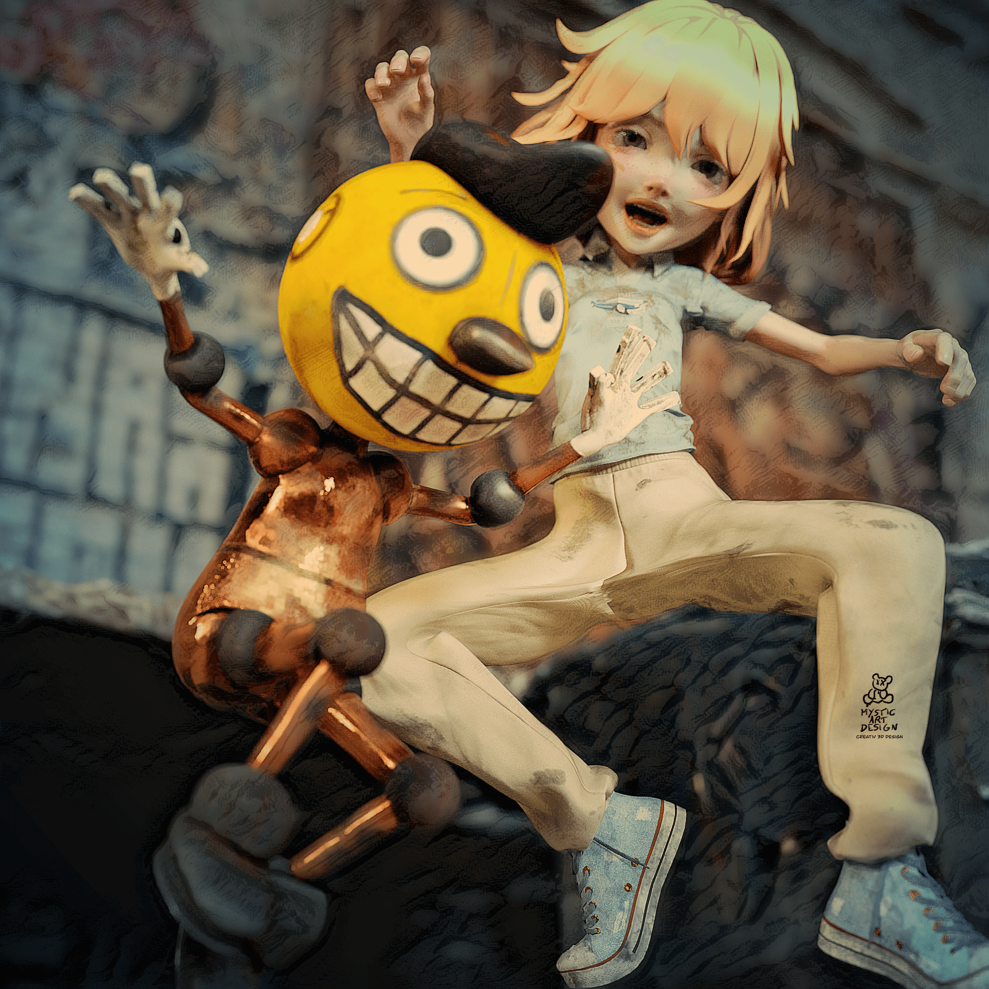 Cosmo 3D Render, Digital Art by MysticArtDesign