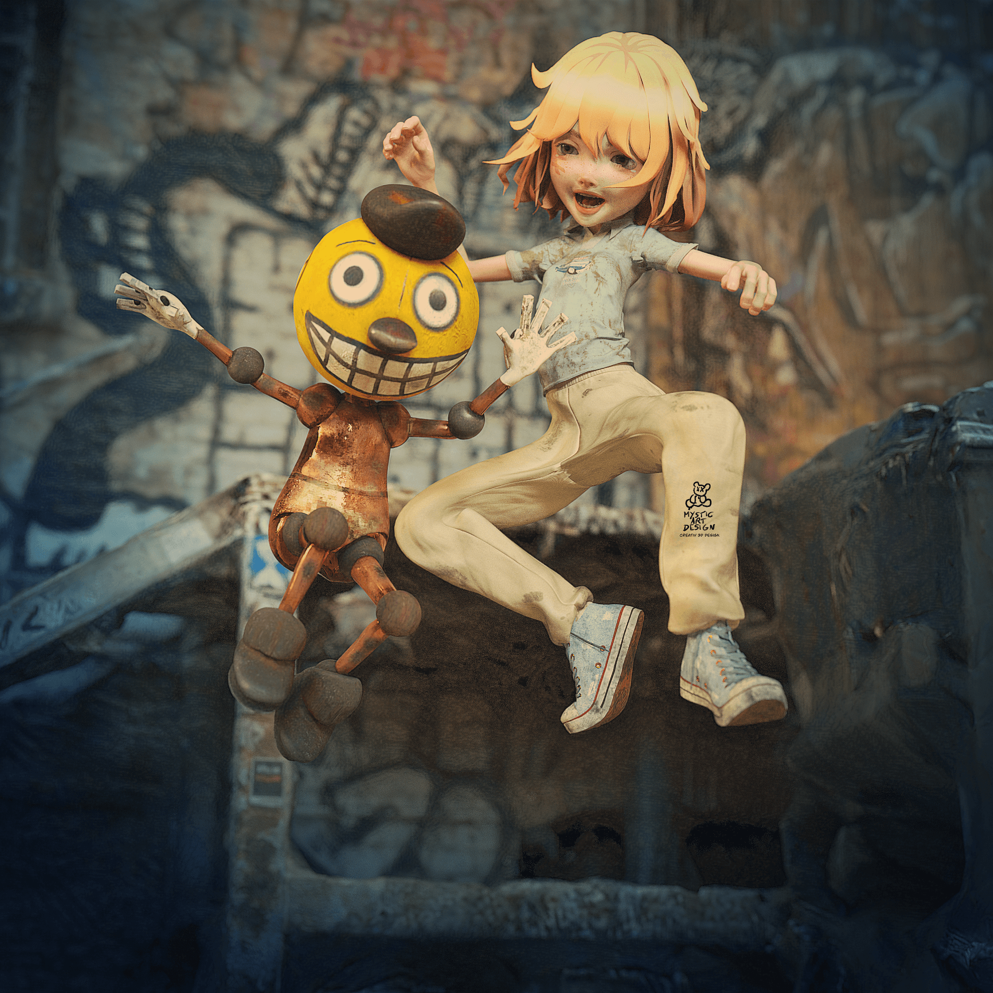 Cosmo 3D Render, Digital Art by MysticArtDesign