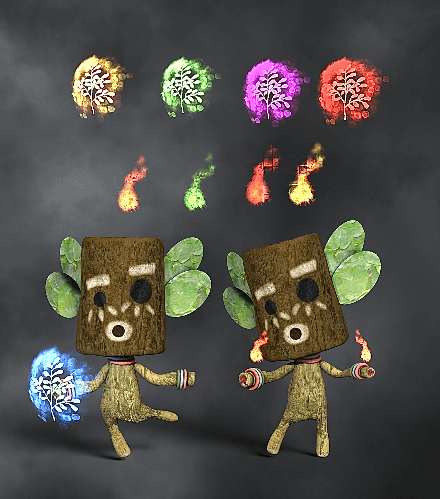 Forest Spirit now available 3D Render by MysticArtDesign