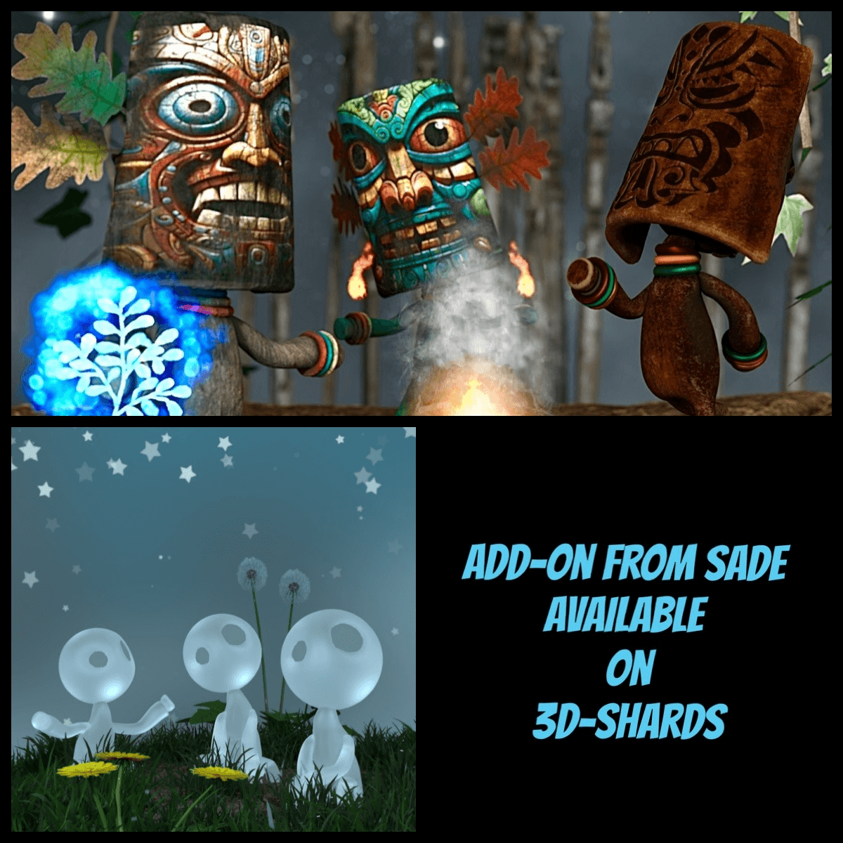 Forest Spirit now available 3D Render by MysticArtDesign