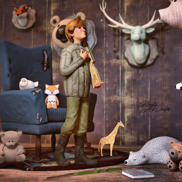 3D Art Gallery by MysticArtDesign at RenderHub