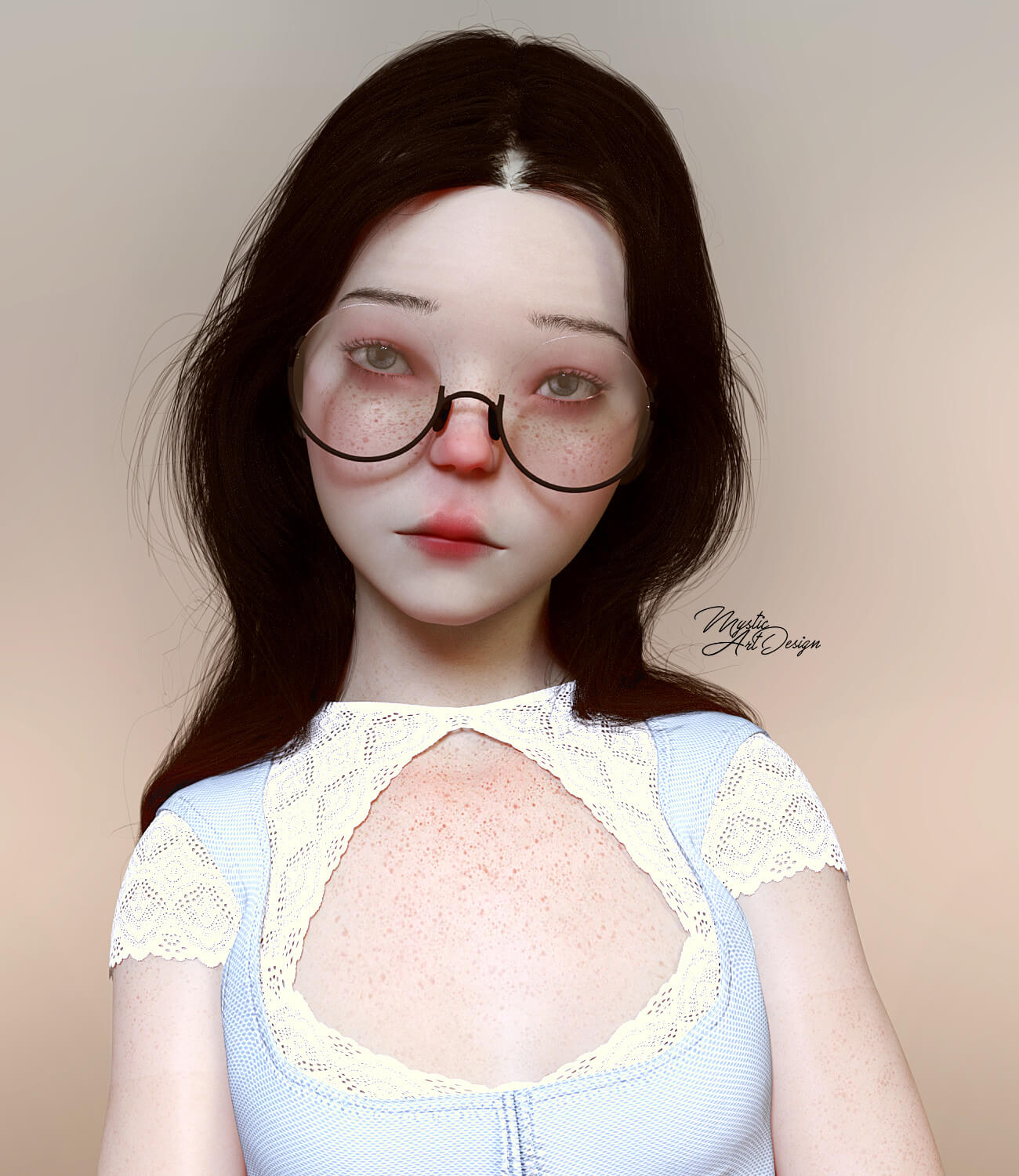 Hailey Rose for G8F - Daz Content by MysticArtDesign