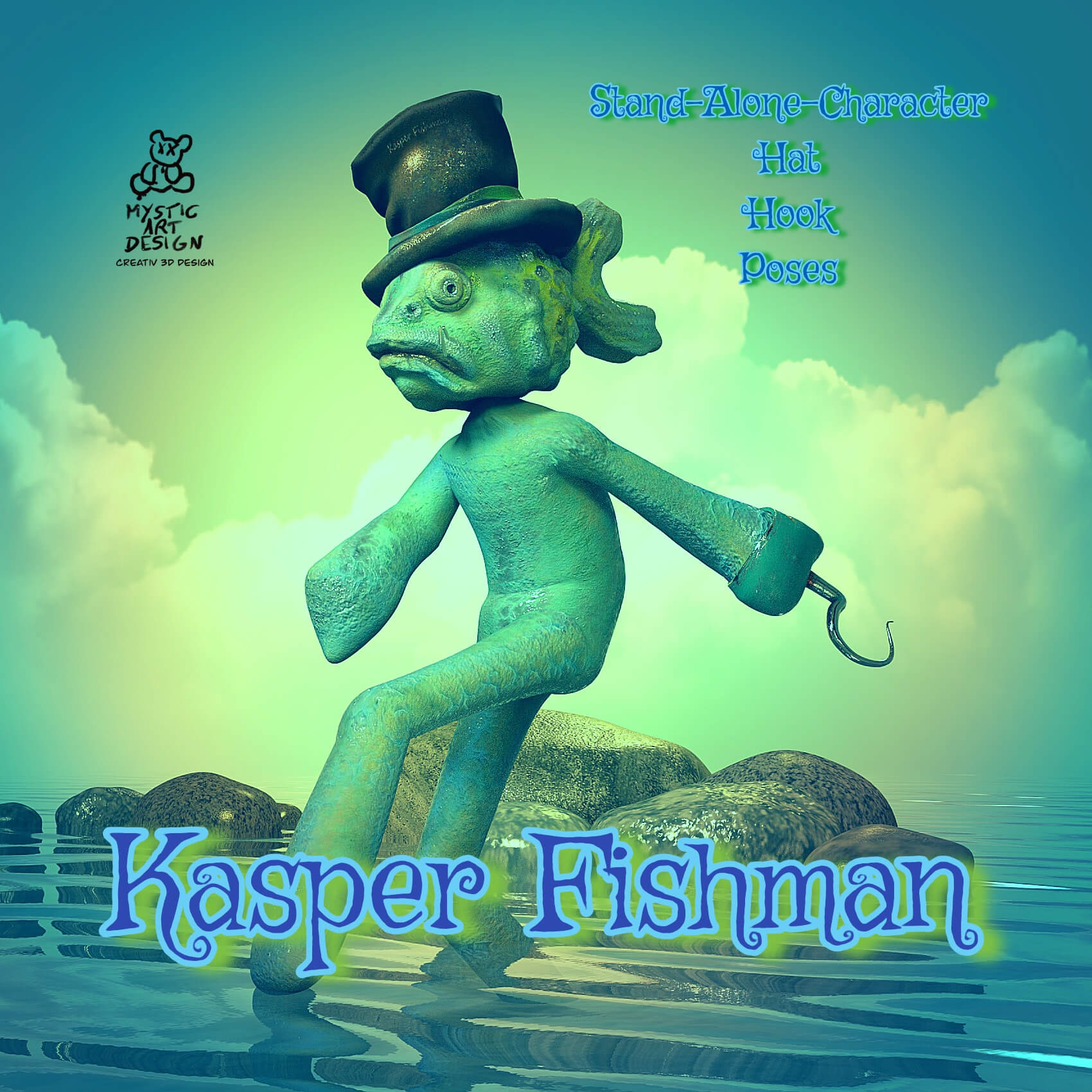 Kasper Fishman - Daz Content by MysticArtDesign