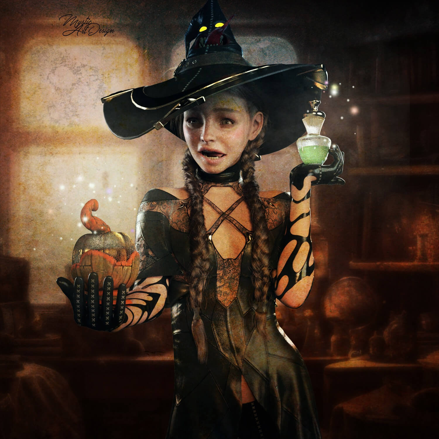 Magic Spell Flasks - Daz Content by MysticArtDesign