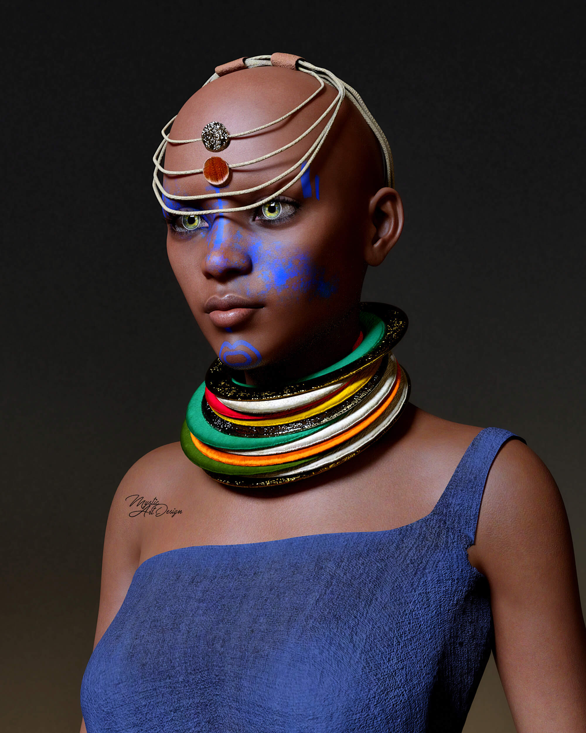 The Massai Set - Daz Content by MysticArtDesign