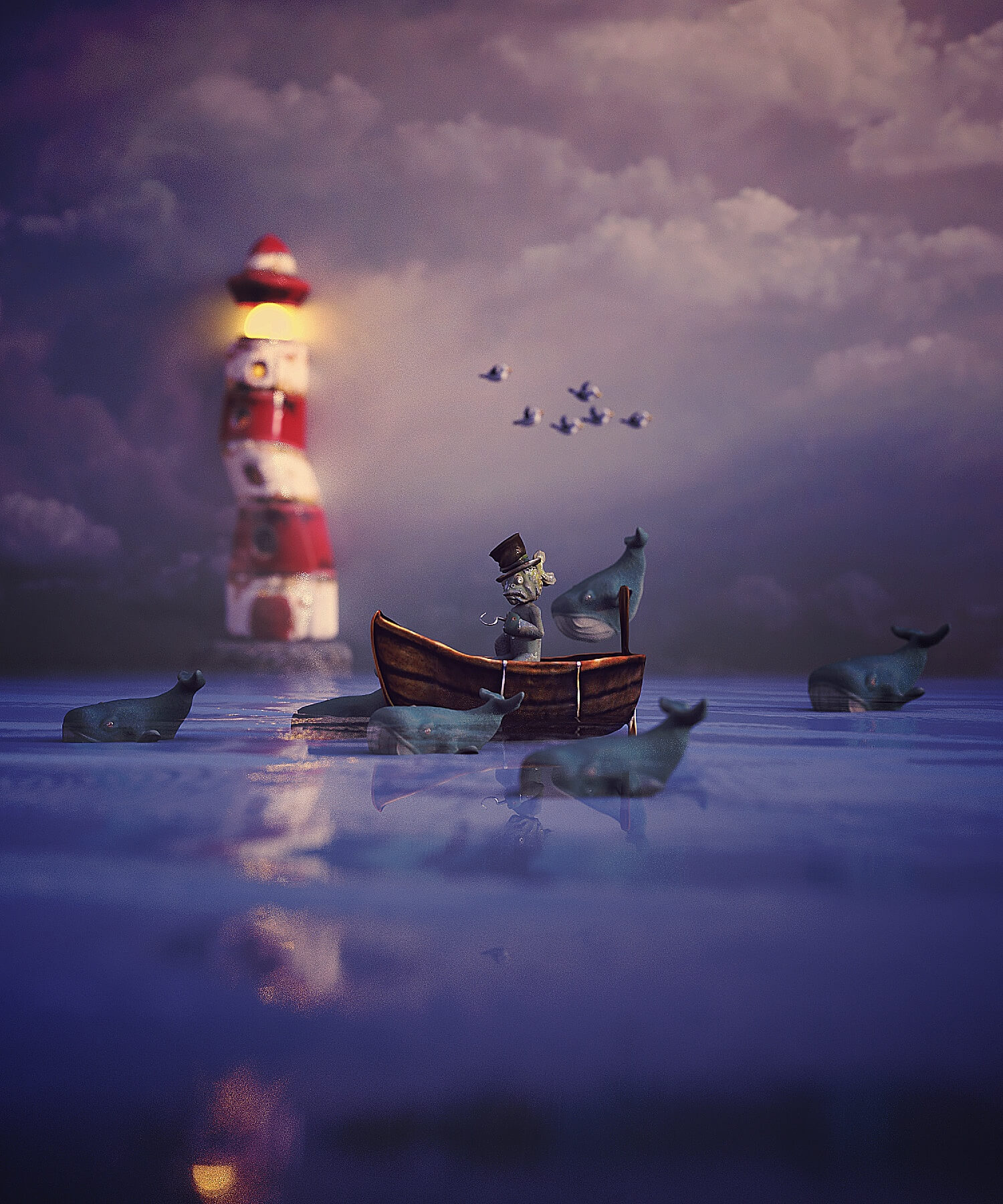 Mobby The Whale - Daz Content by MysticArtDesign