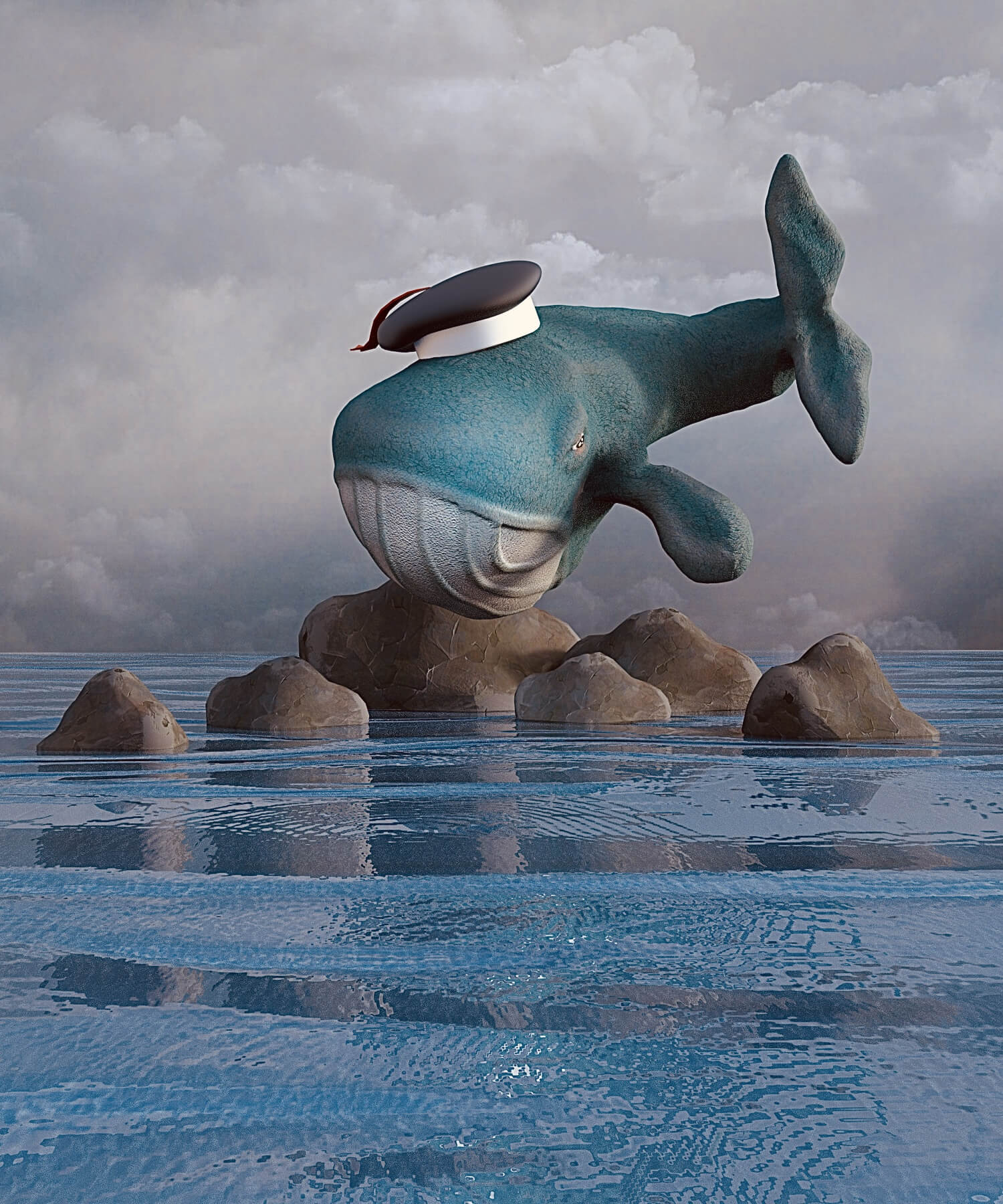 Mobby The Whale - Daz Content by MysticArtDesign