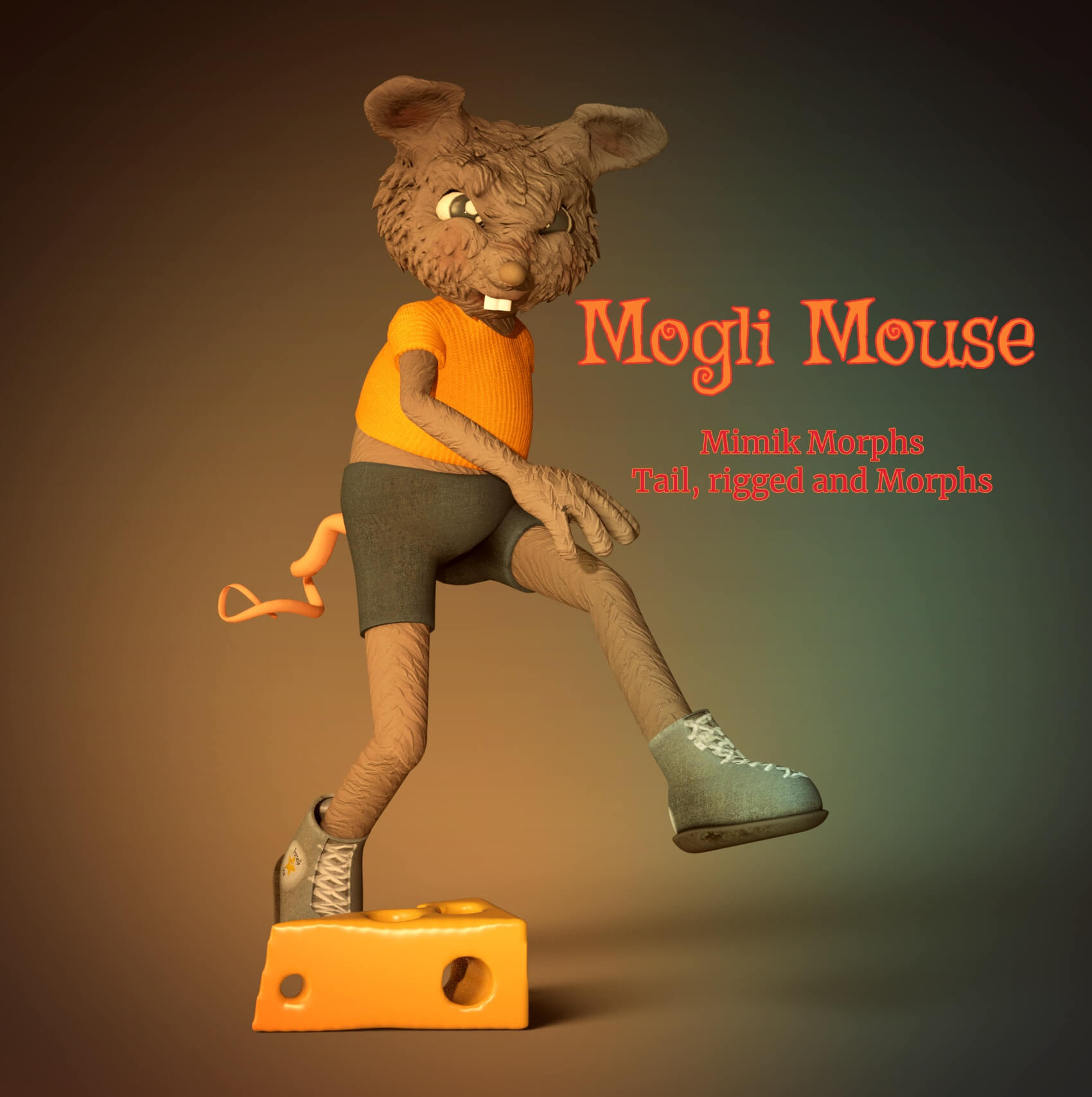 Mogli Mouse Standalone -Character Daz Content by MysticArtDesign