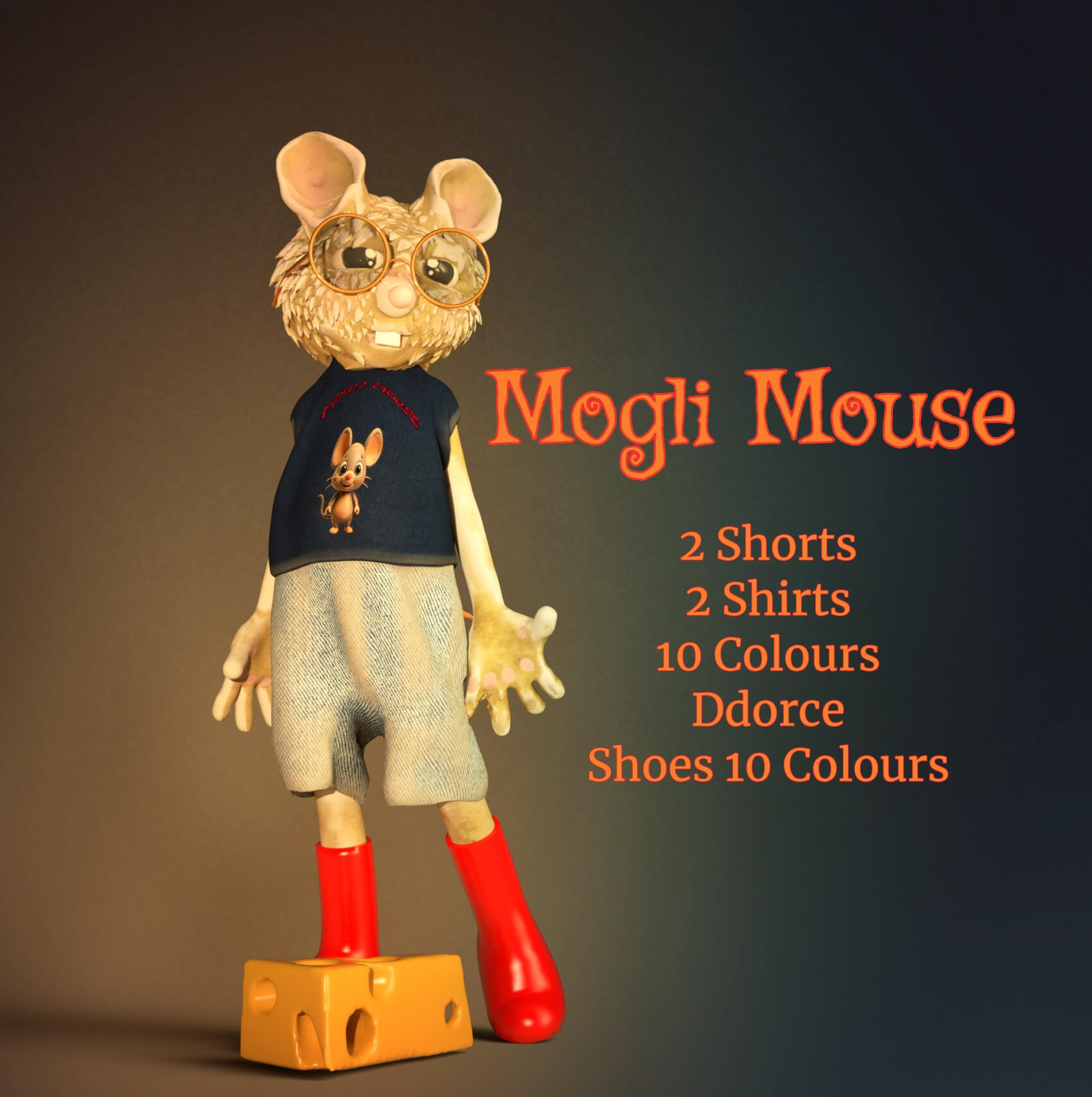 Mogli Mouse Standalone -Character Daz Content by MysticArtDesign