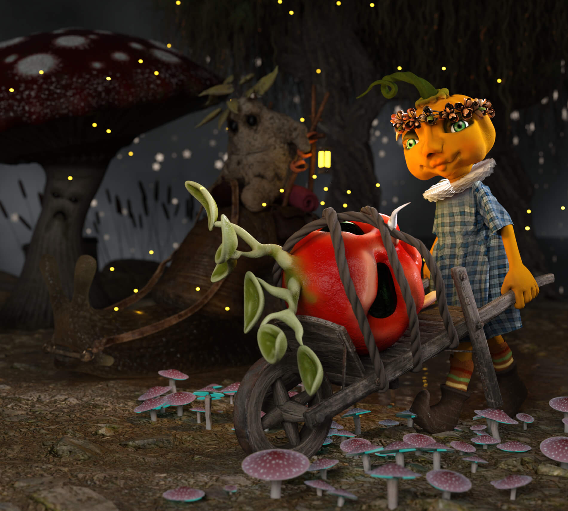 Mrs. Pumpkin - Daz Content by MysticArtDesign