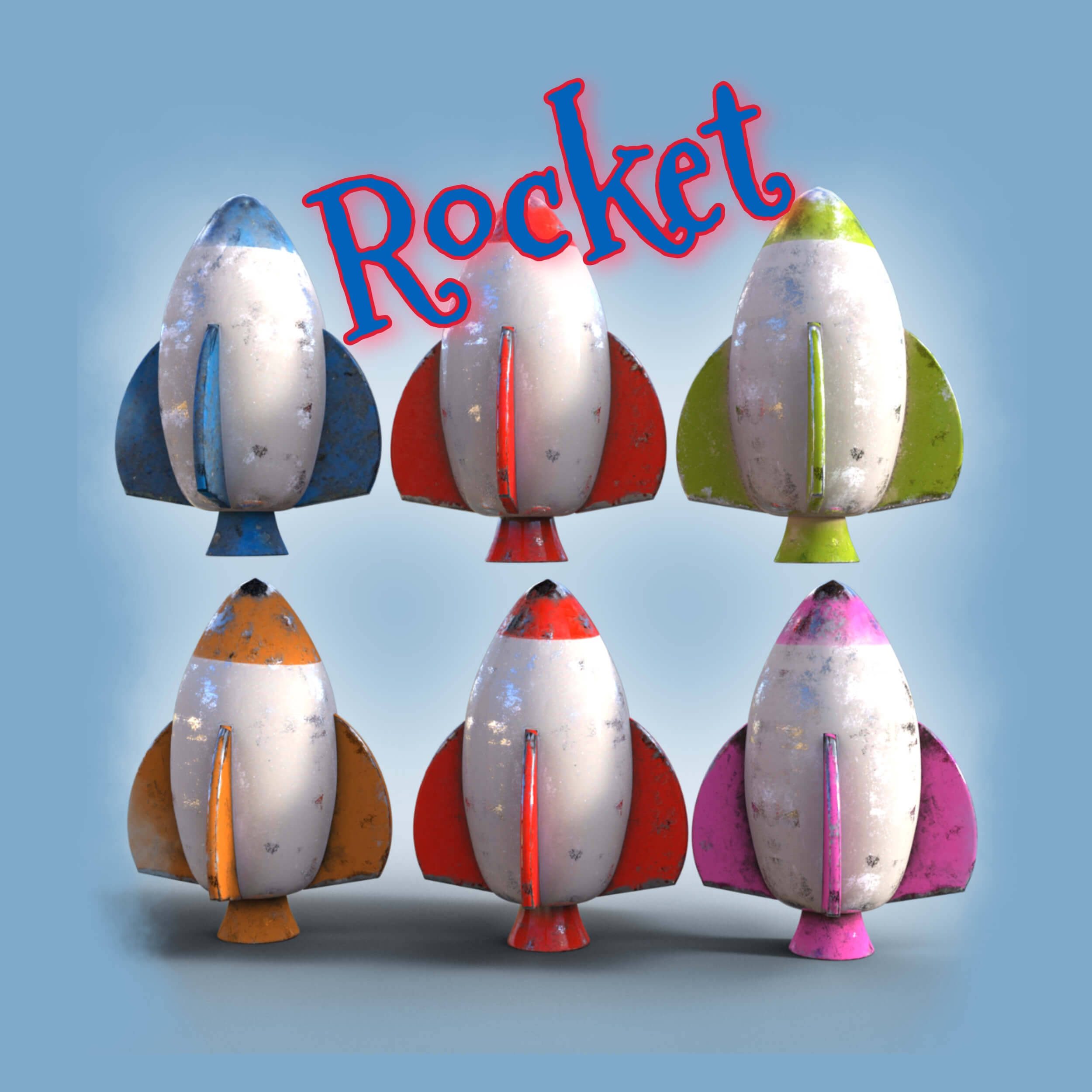 Cute Rocket Girl - Daz Content by MysticArtDesign