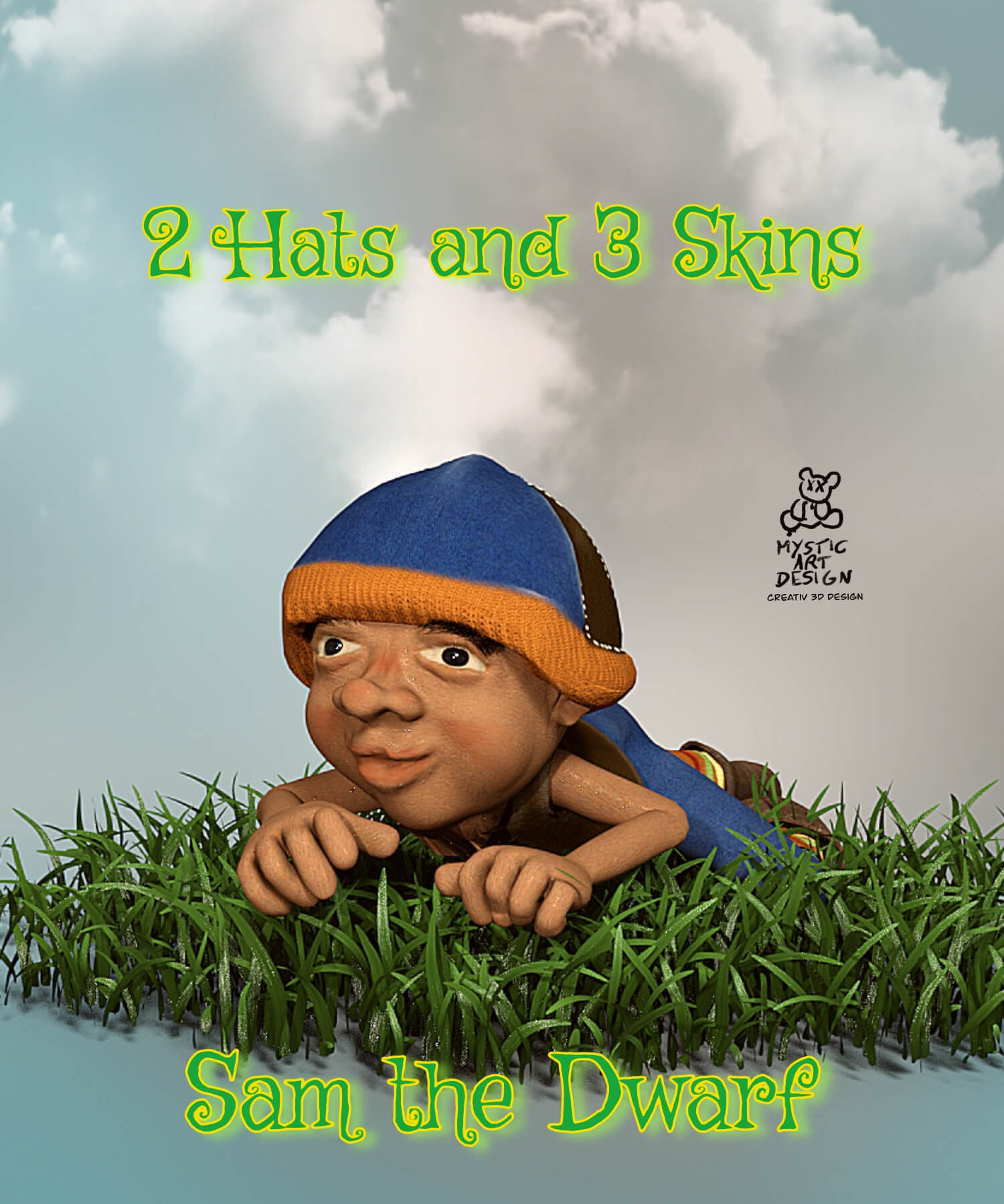 Sam The Dwarf - Daz Content by MysticArtDesign