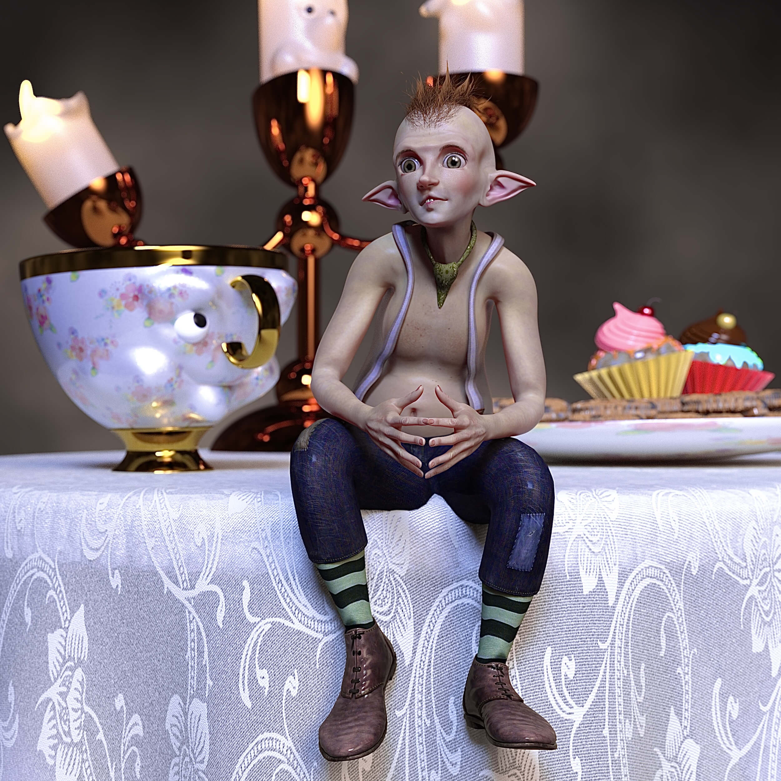 Speaking Dishes - Daz Content by MysticArtDesign