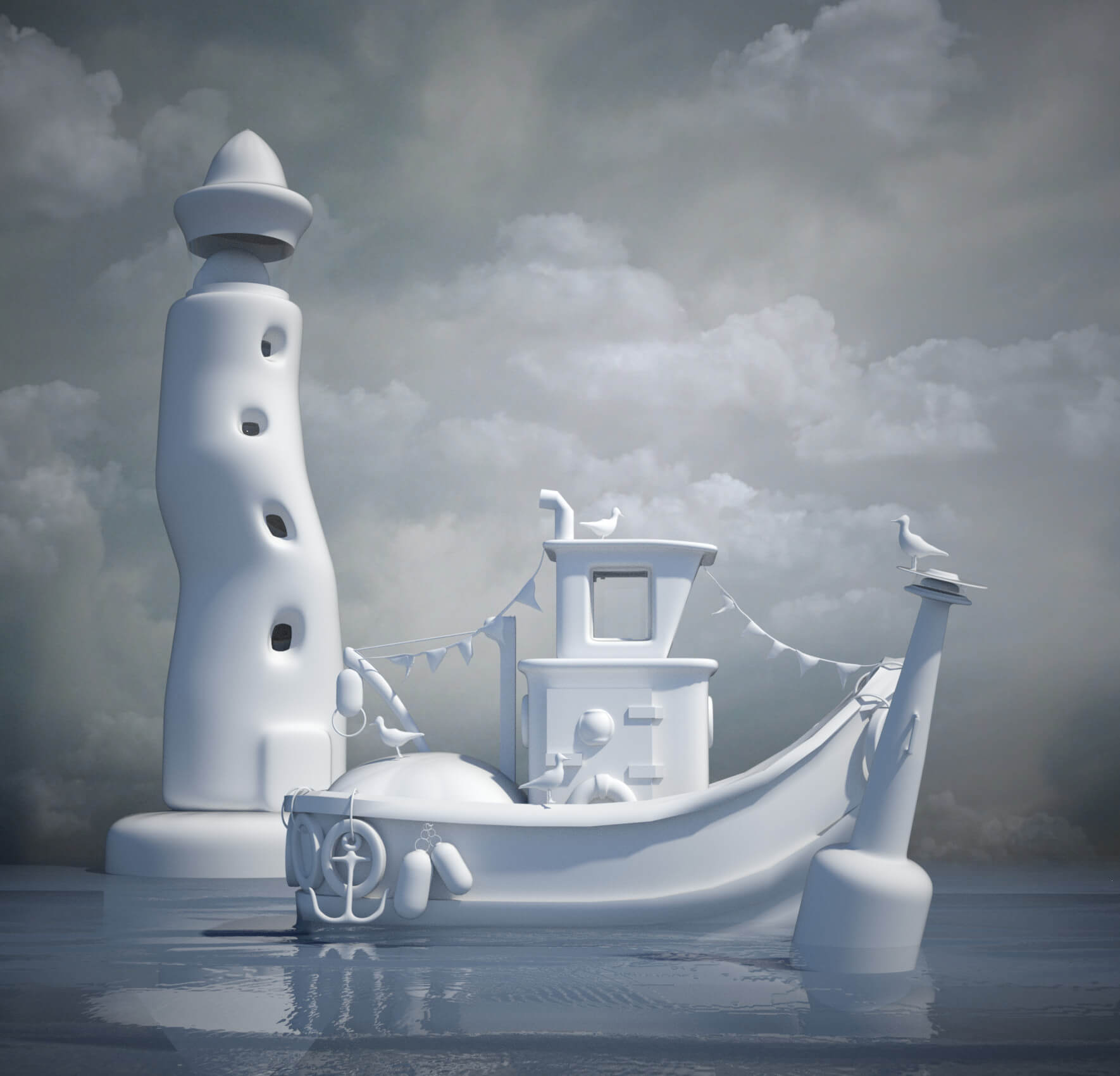 The Toon Boat - Daz Content by MysticArtDesign